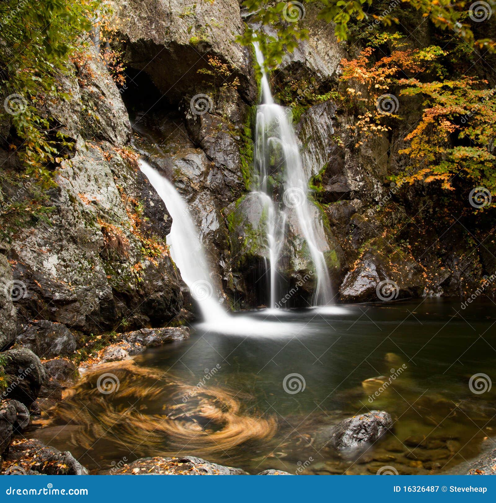 Bash Bish Falls in Berkshires Stock Image - Image of autumnal, beauty ...