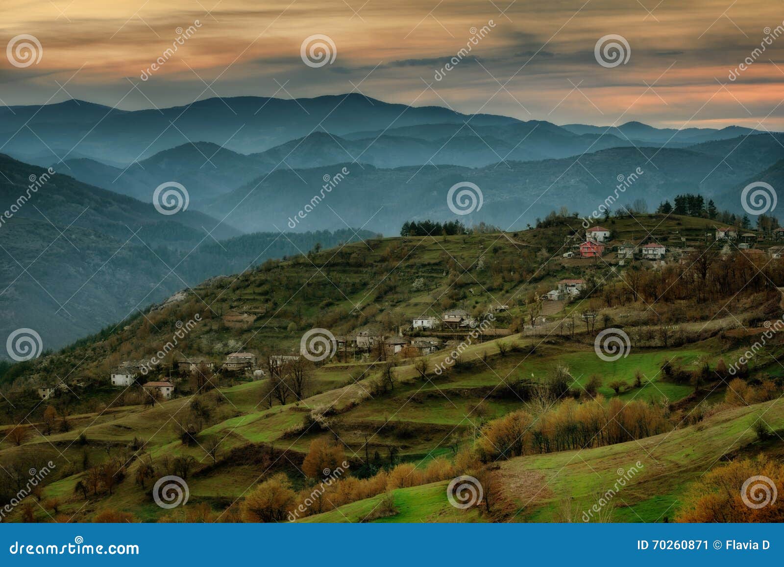 Bashevo Village, Eastern Rhodopes, Bulgaria Stock Image - Image of ...