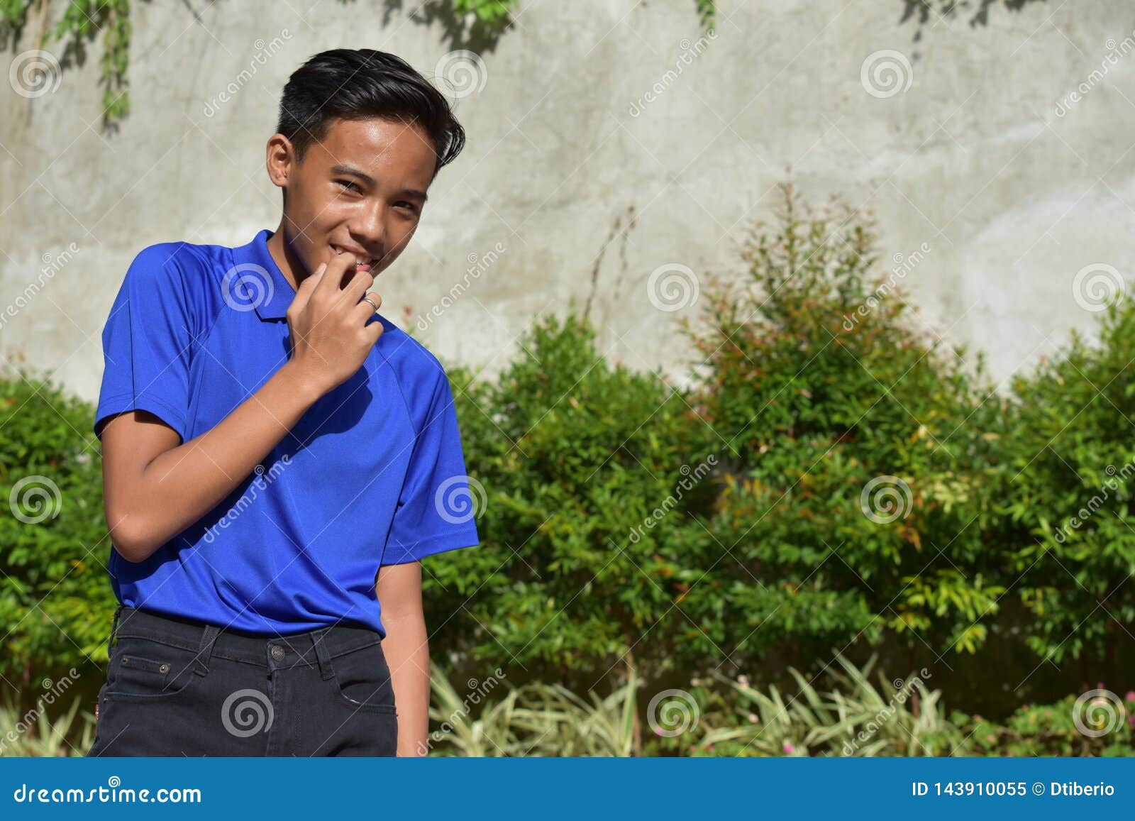 A Bashful Teen Boy stock image. Image of male, youngster - 143910055