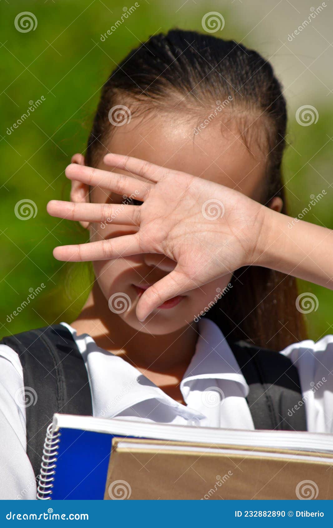 A Bashful Youthful Minority Person Stock Photo - Image of timidity ...