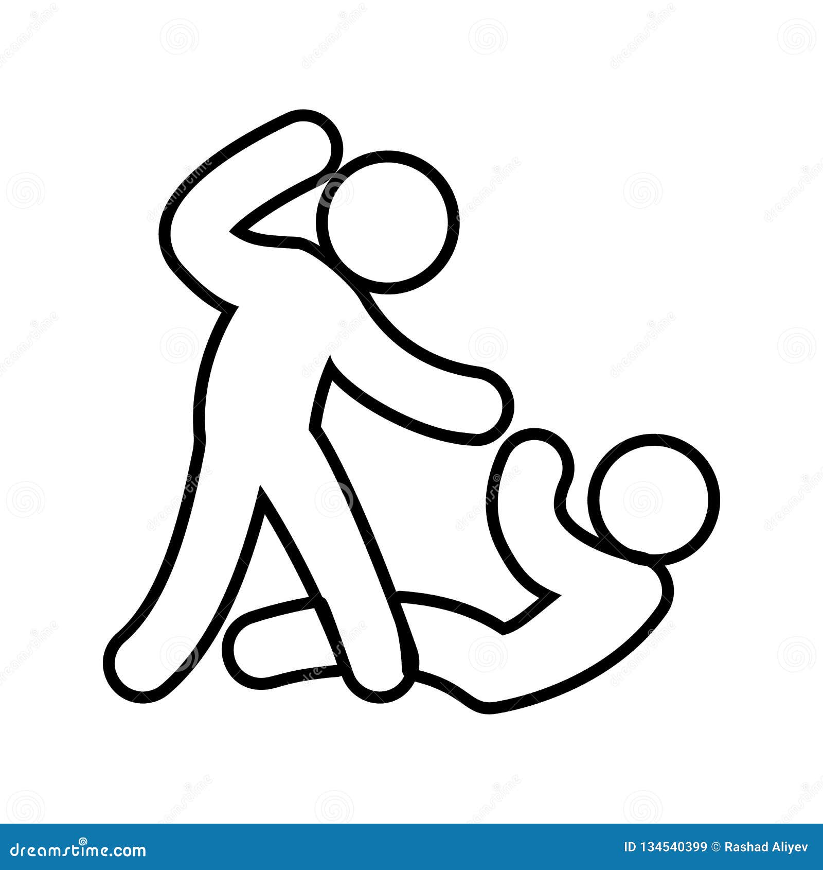 Bashing Icon. Elements Of Fight In Neon Style Icons. Simple Icon For ...