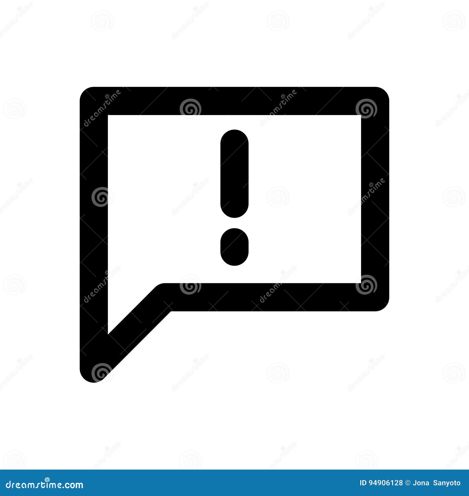 Basic App Balloon Notification Design Stock Vector - Illustration of ...