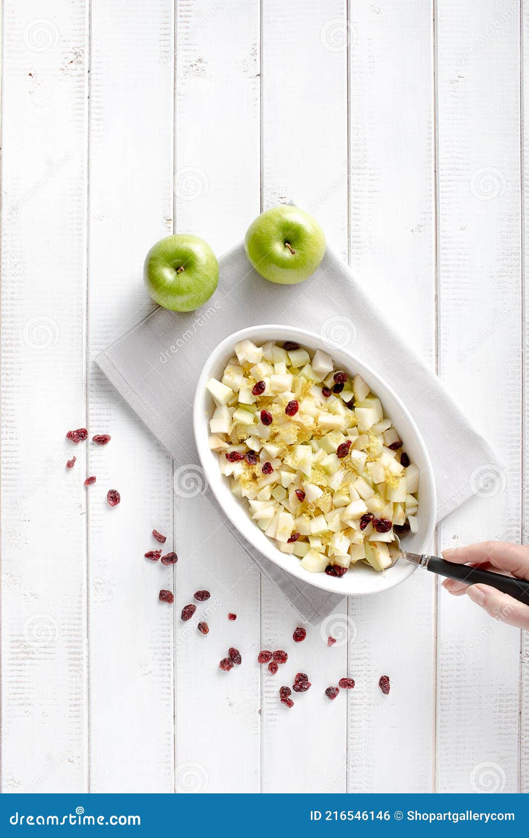 Basic Apple Strudel Filling Stock Photo - Image of bowl, cuisine: 216546146
