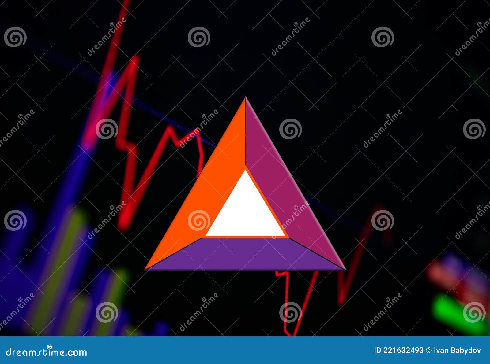 Basic Attention Token BAT Cryptocurrency. Coin Growth Chart on the ...
