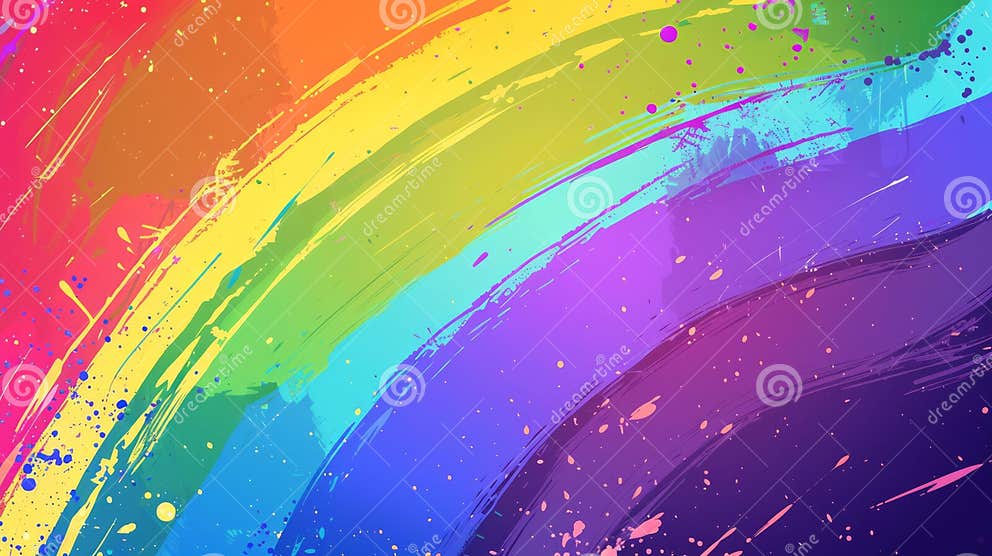 Basic Background Featuring Pride Month Elements Stock Illustration ...