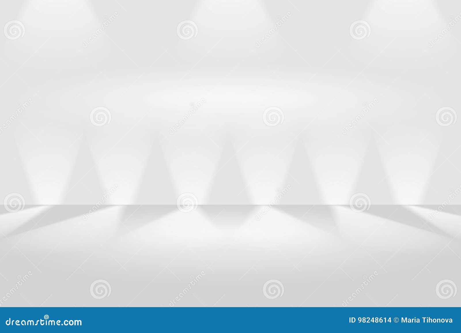 Basic Background Lights in Perspective Stock Vector - Illustration of ...
