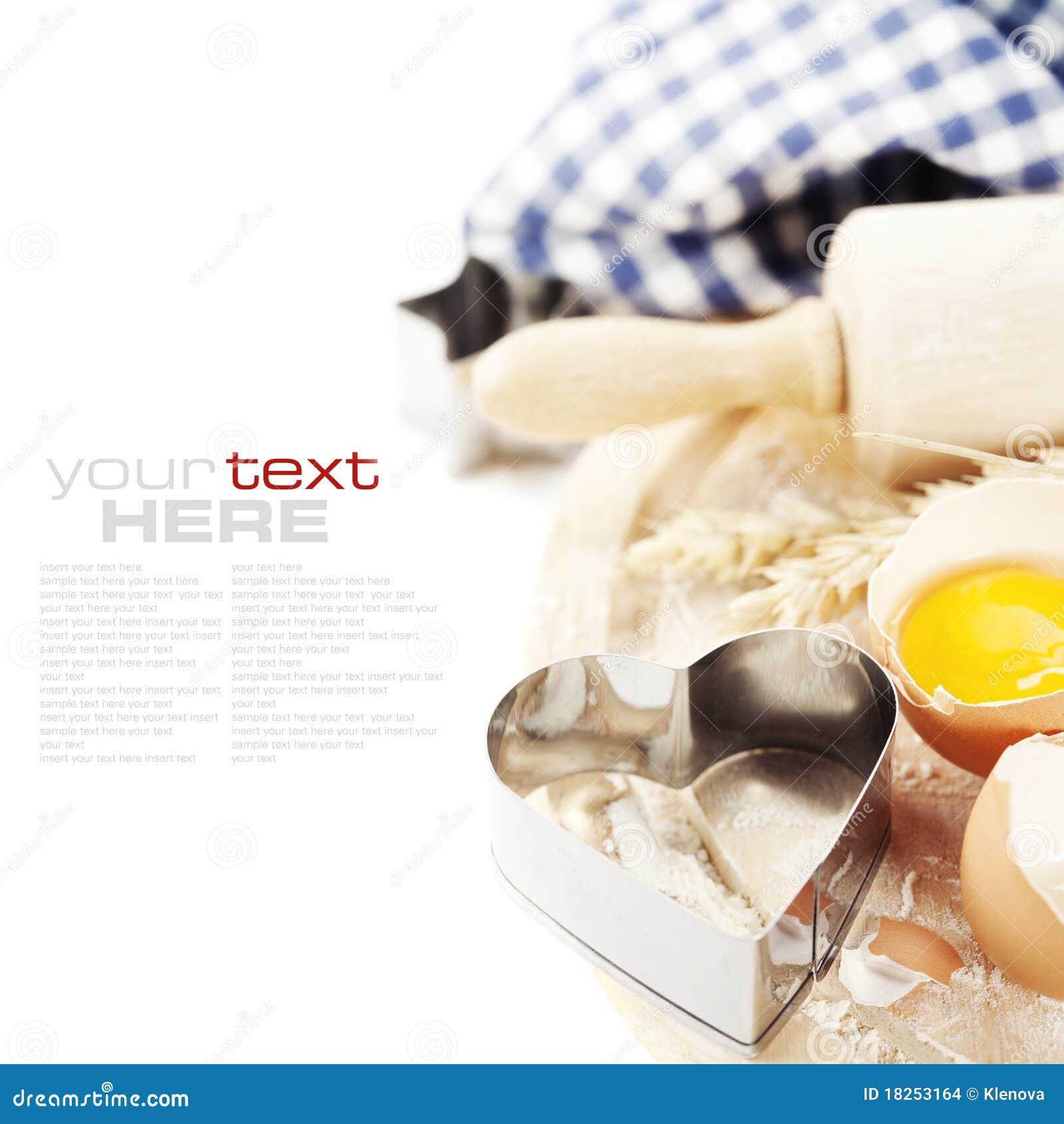 Basic baking ingredients stock photo. Image of baking - 18253164