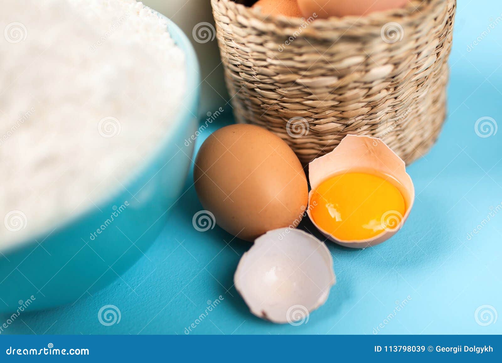 Basic baking ingredients stock image. Image of cook - 113798039