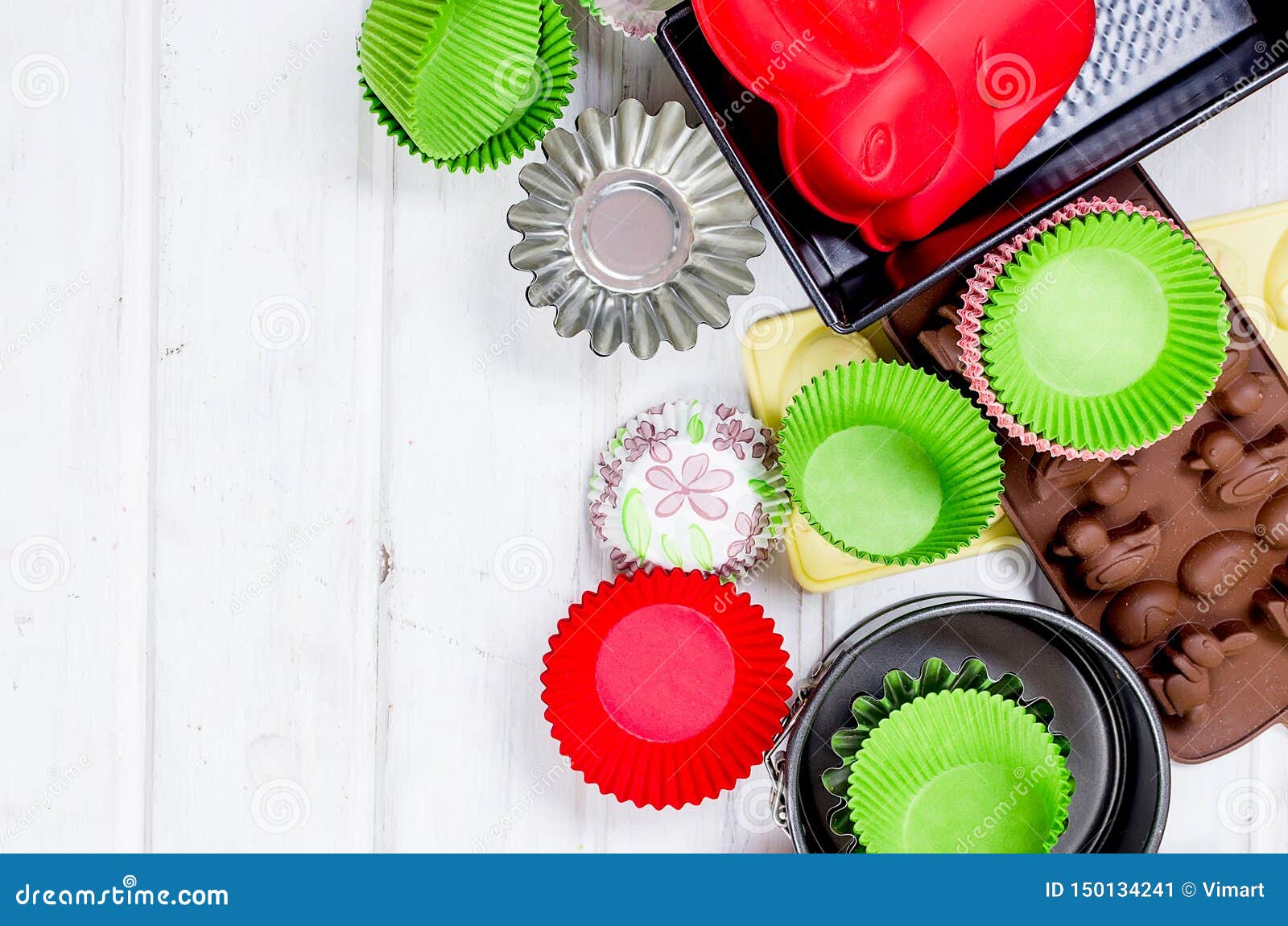 Basic Baking Tools from Overhead View Cooking Concept Stock Image ...