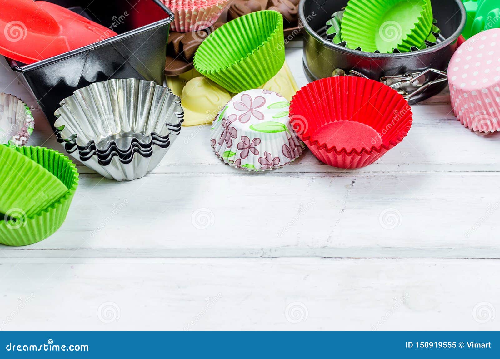 Basic Baking Tools from Overhead View Cooking Concept Stock Image ...