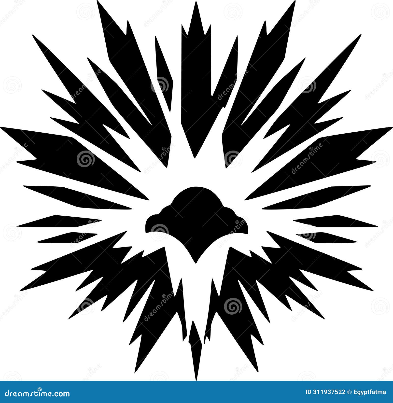 Explosion - Minimalist and Simple Silhouette - Vector Illustration ...