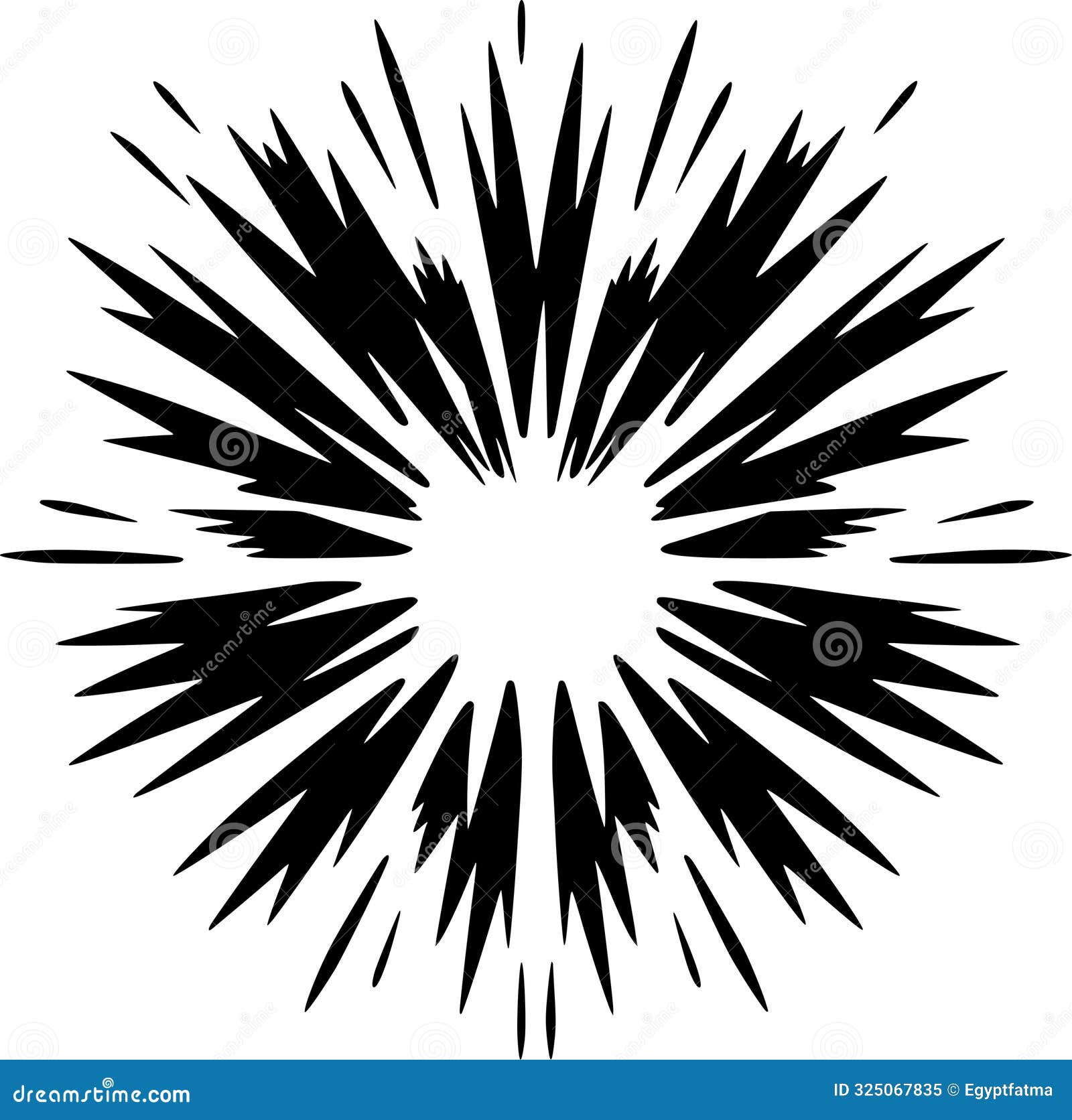 Explosion - Minimalist and Flat Logo - Vector Illustration Stock ...