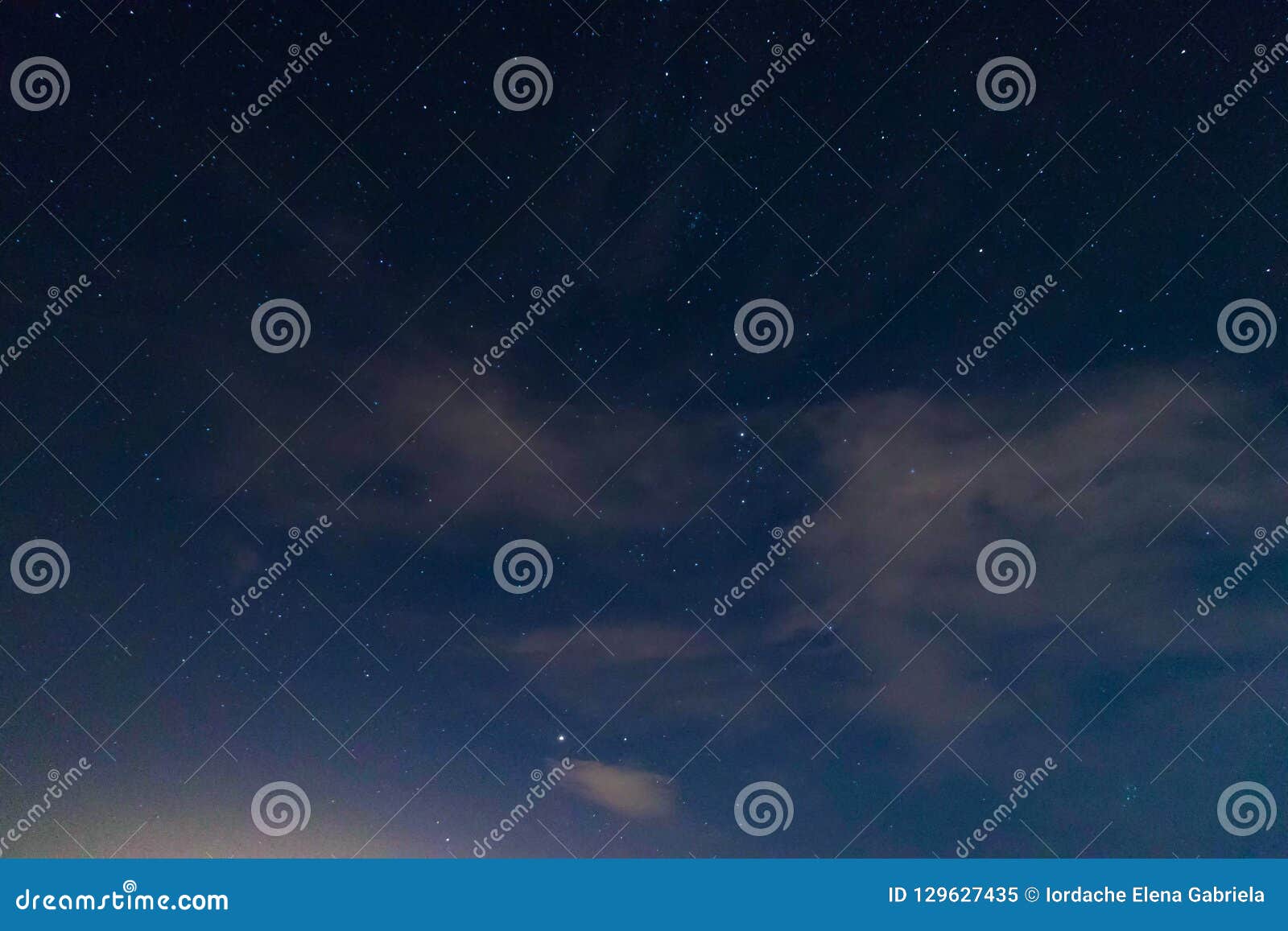 Basic blue night sky stock image. Image of cassiopeia - 129627435