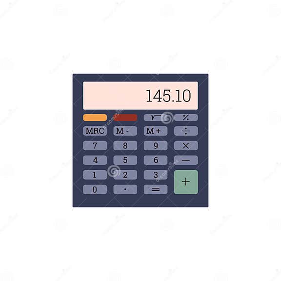 Basic Calculator with Set of Digits, Electronic Digital Device for ...