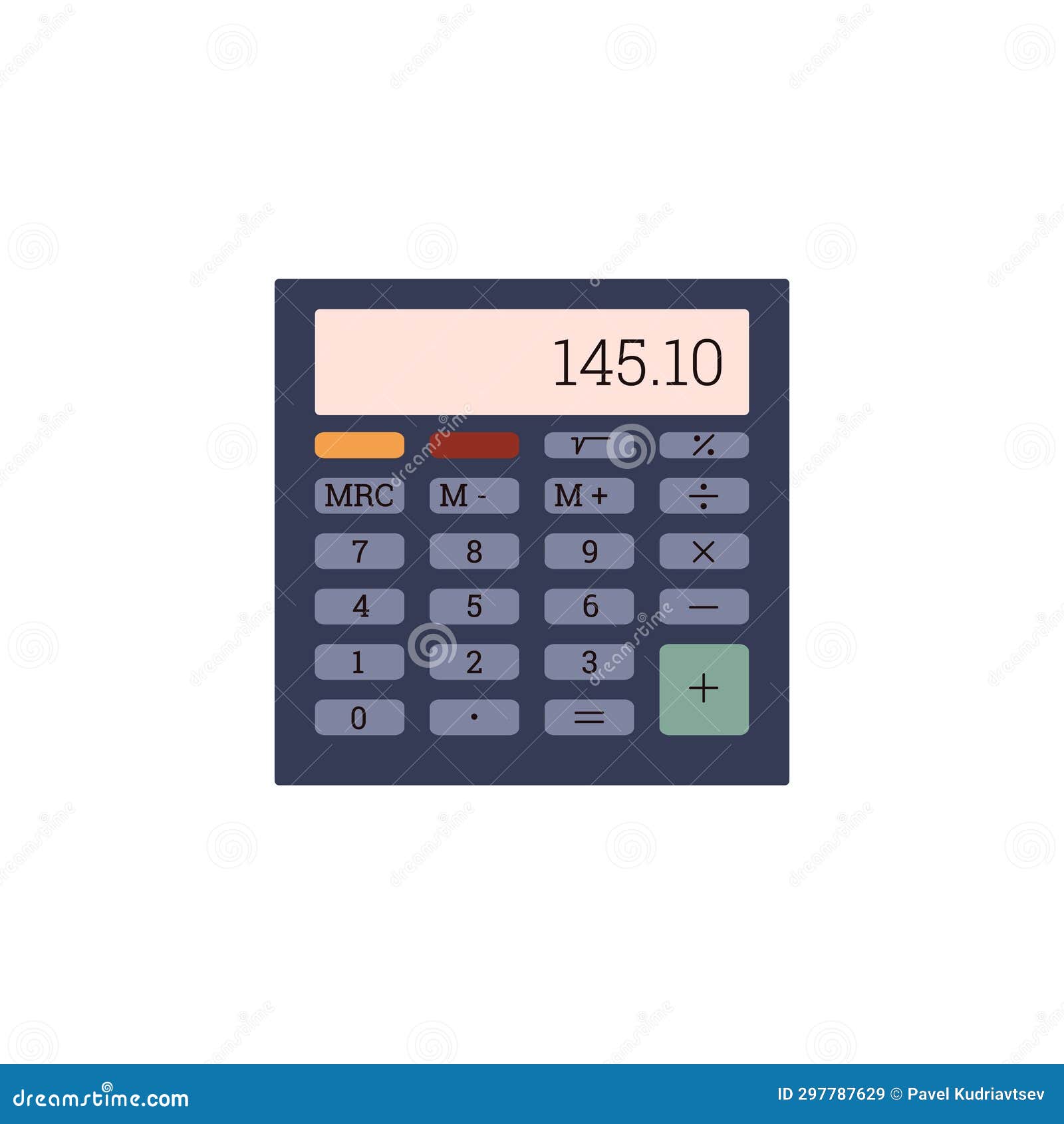 Basic Calculator with Set of Digits, Electronic Digital Device for ...
