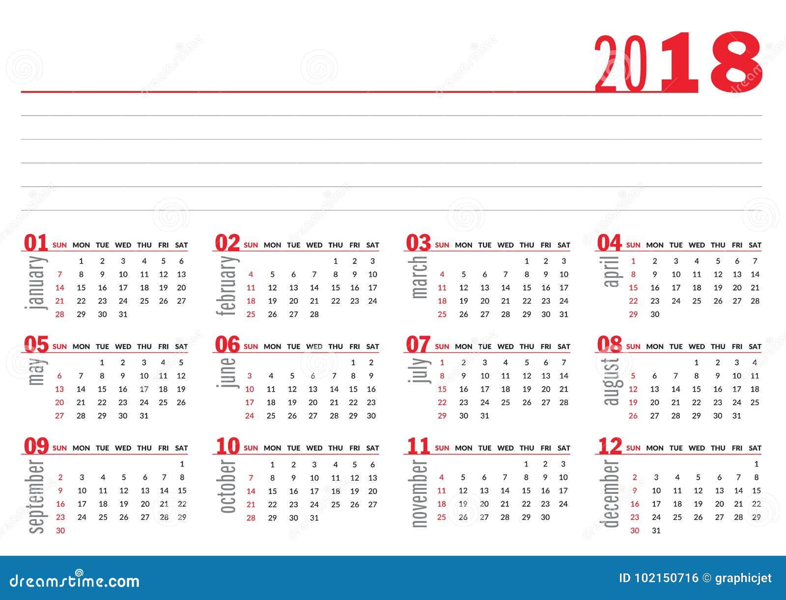 Basic Calendar For Year 2023 And 2022, 2024. Week Starts On Sunday ...