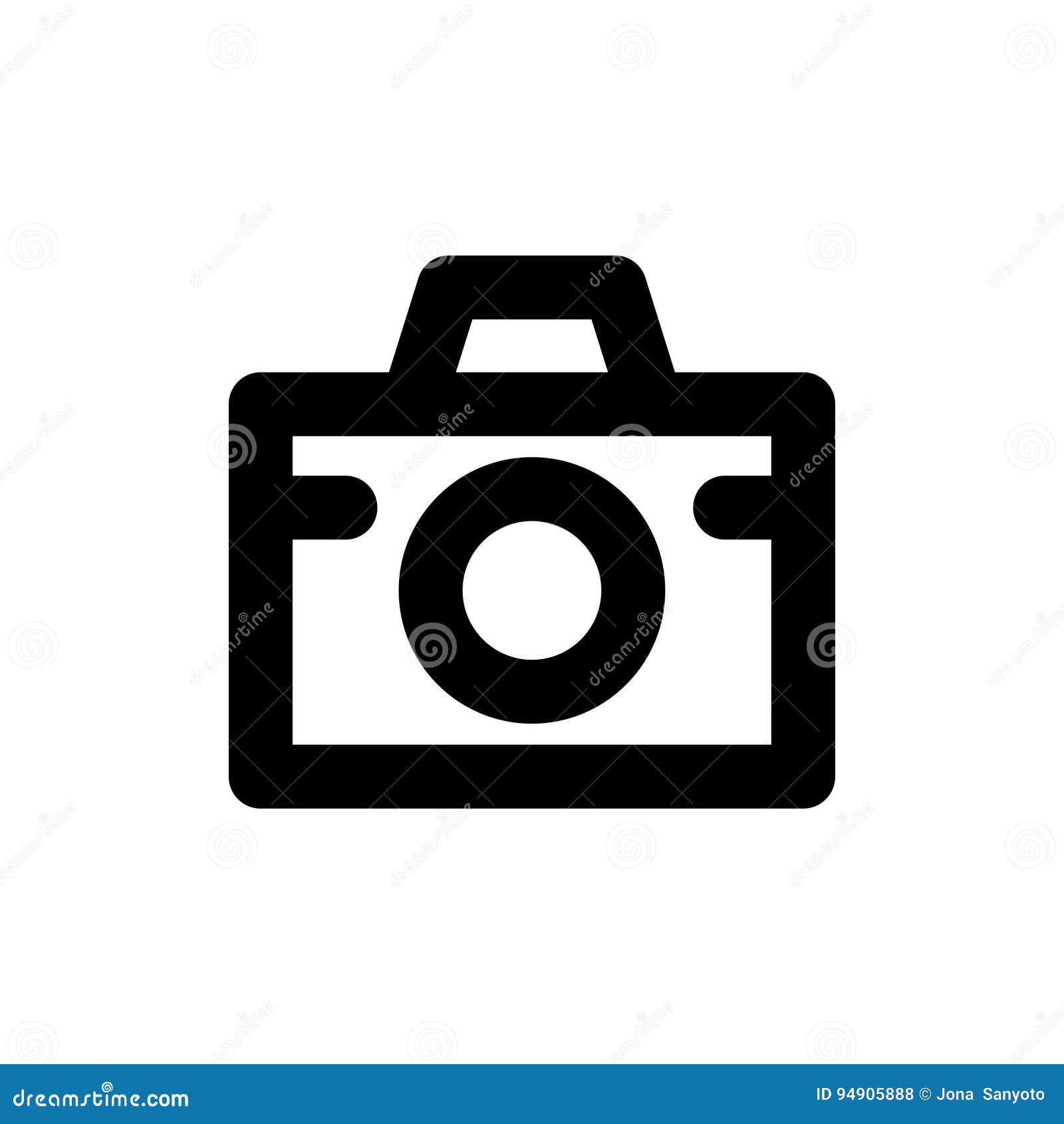 Basic camera icon stock vector. Illustration of capture - 94905888