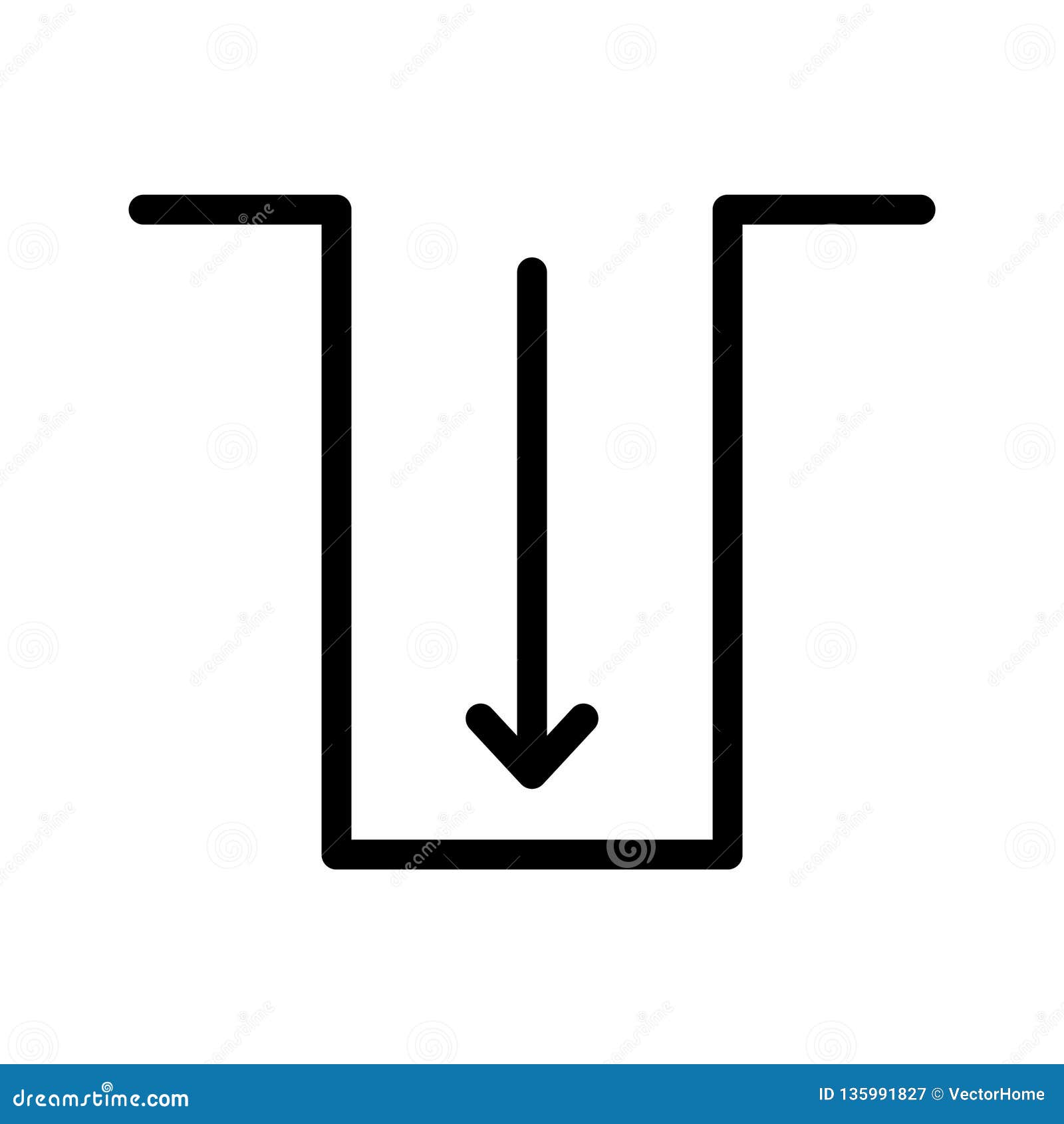 Depth Icon , Vector Illustration Stock Vector - Illustration of radius ...