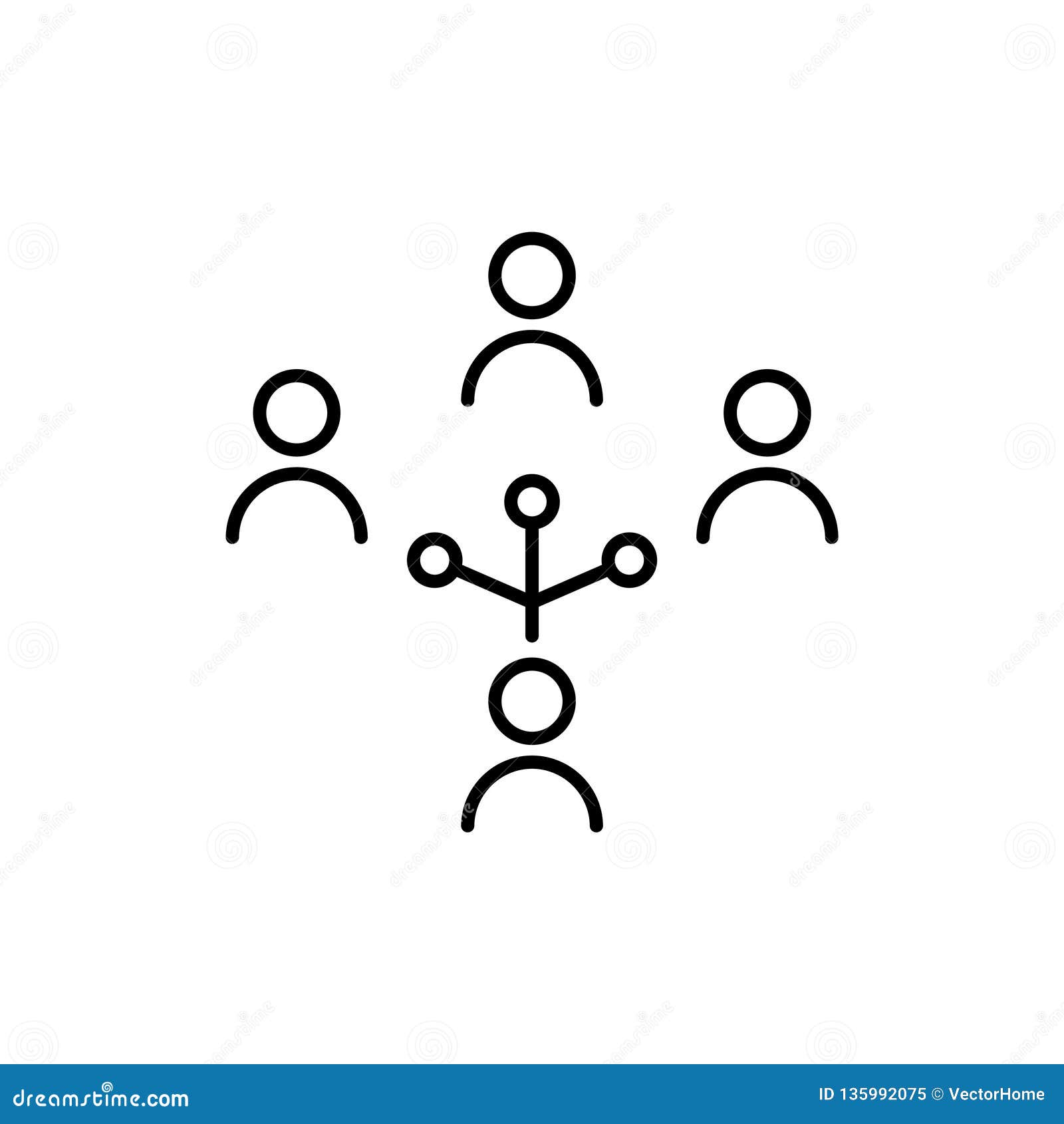 User Spread Icon. , Vector Illustration Stock Vector - Illustration of ...