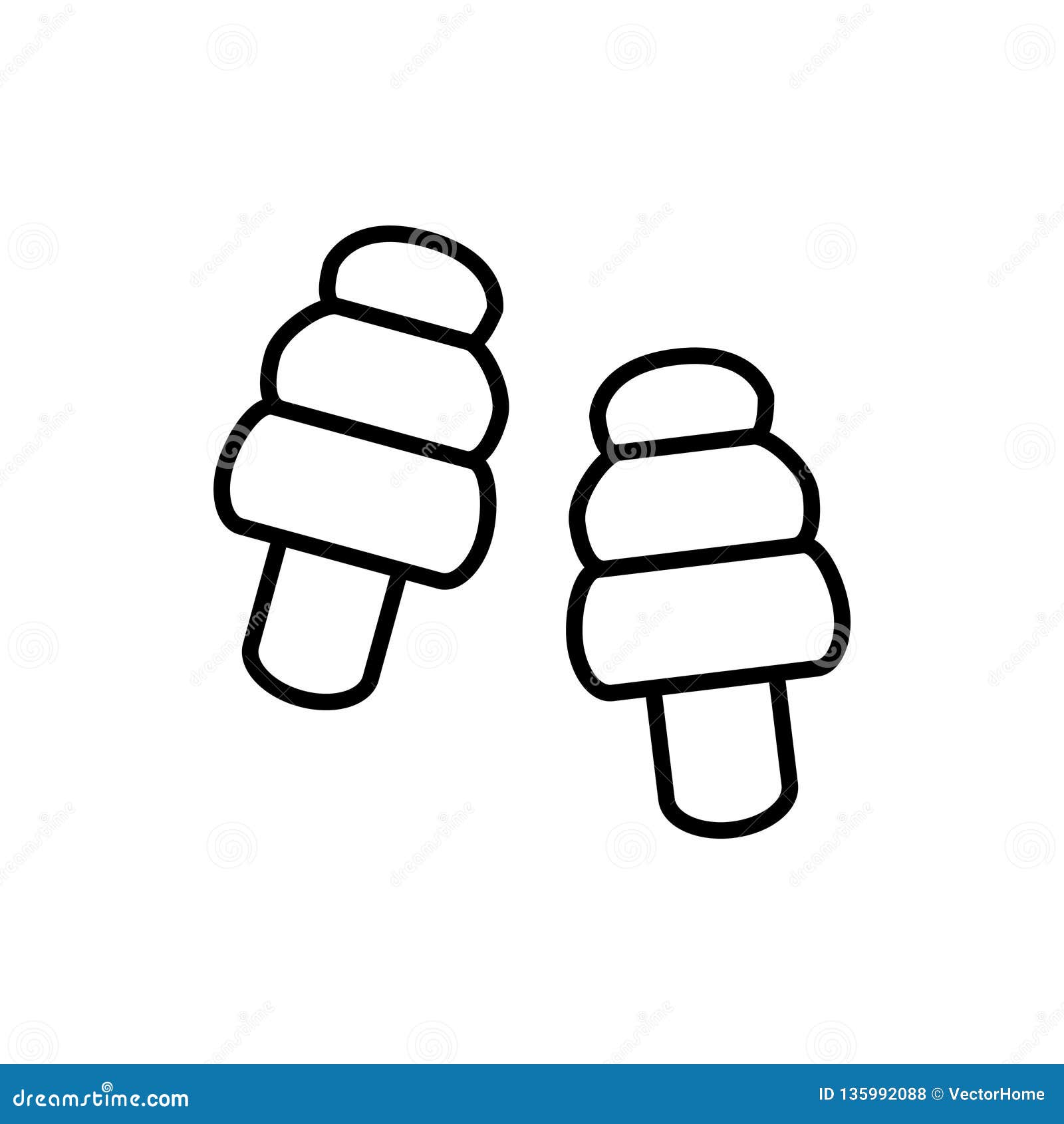 Earplug Icon , Vector Illustration Stock Vector - Illustration of ...