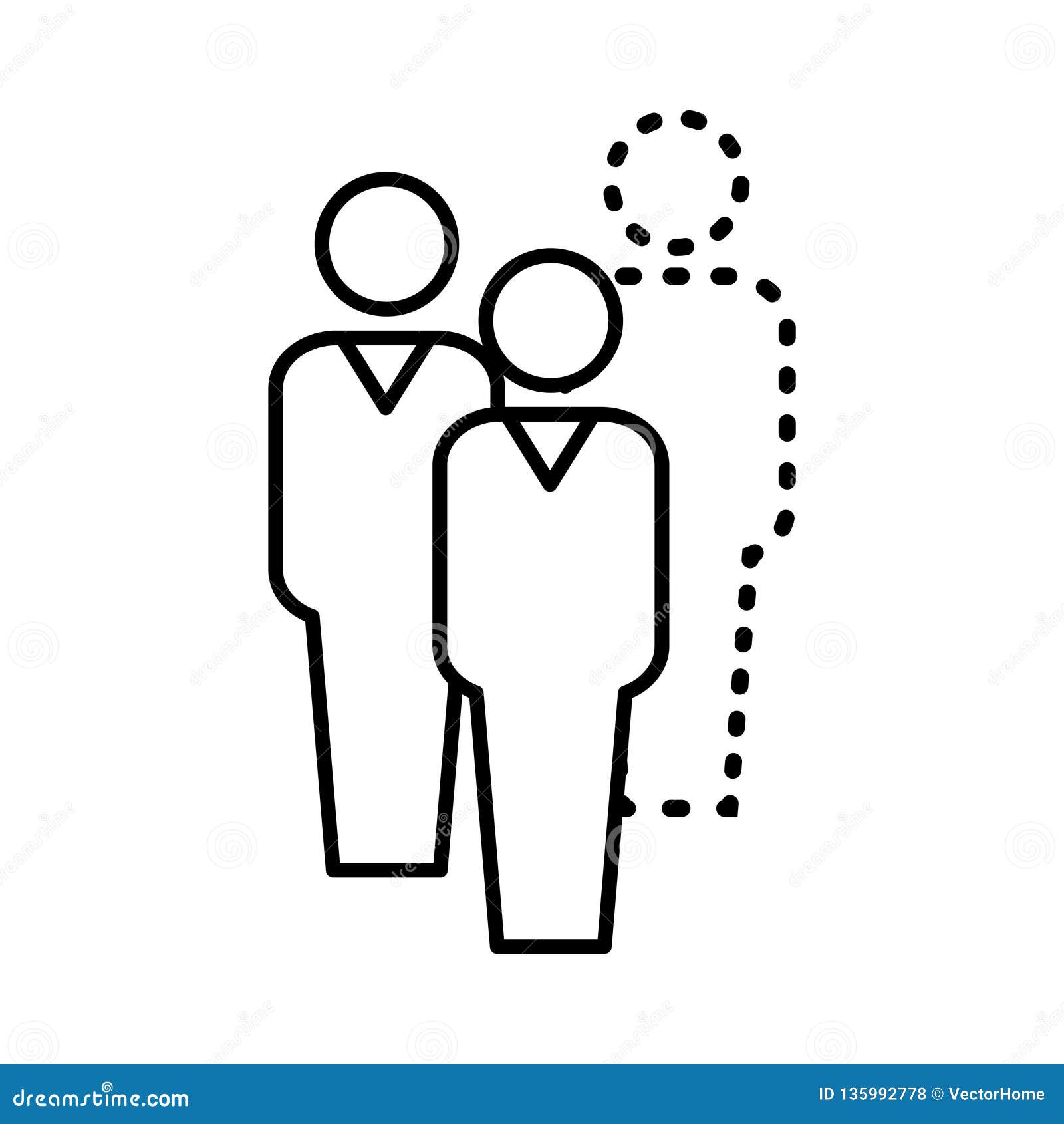 Absentees Icon, Vector Illustration Stock Vector - Illustration of logo ...