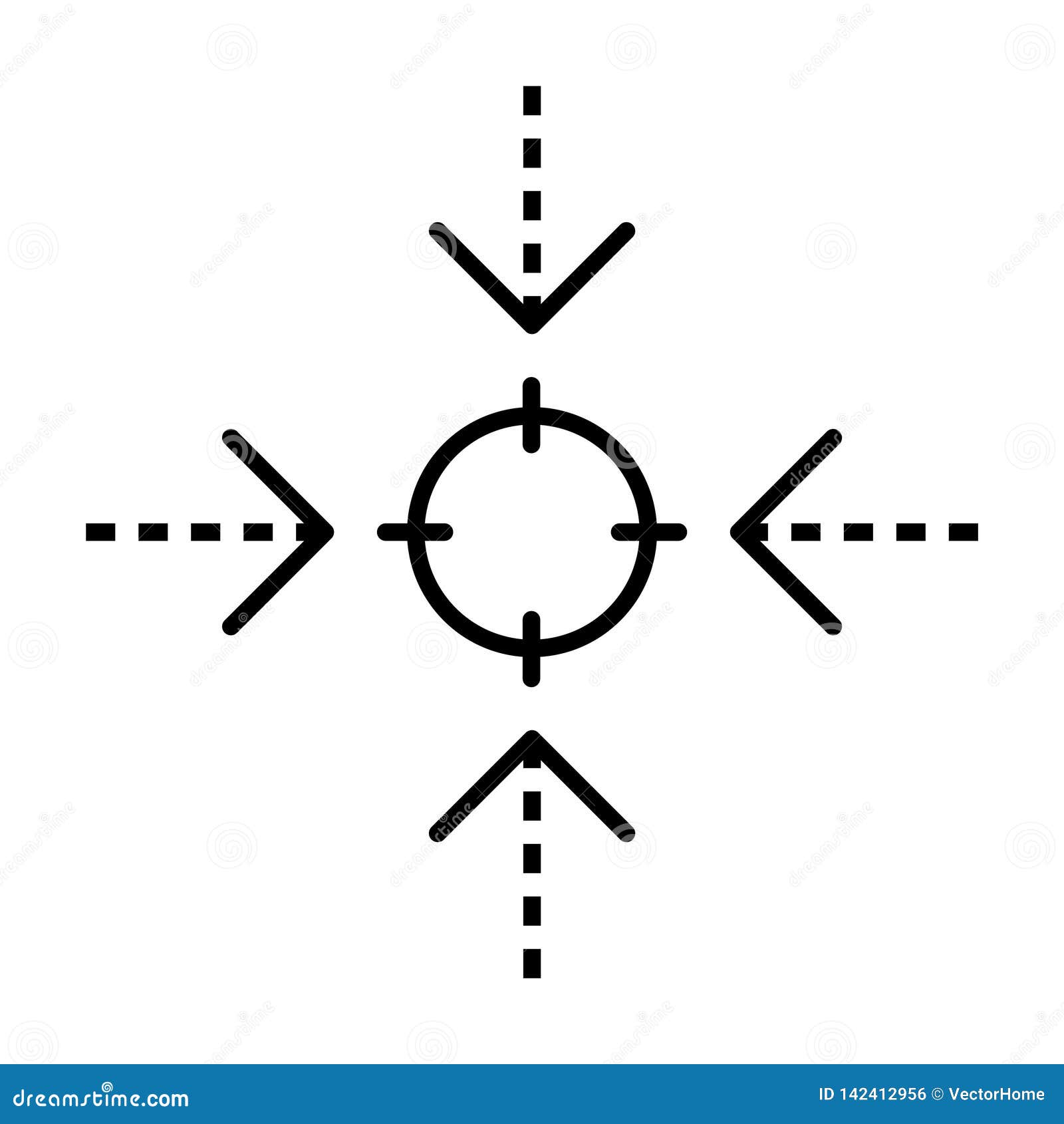 Concentration Icon In Trendy Design Style. Concentration Icon Isolated ...