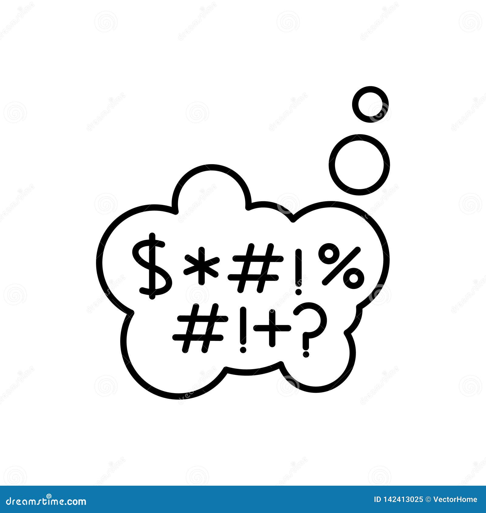 Curse Offensive Swear Word Explosion Cartoon | CartoonDealer.com #93009215