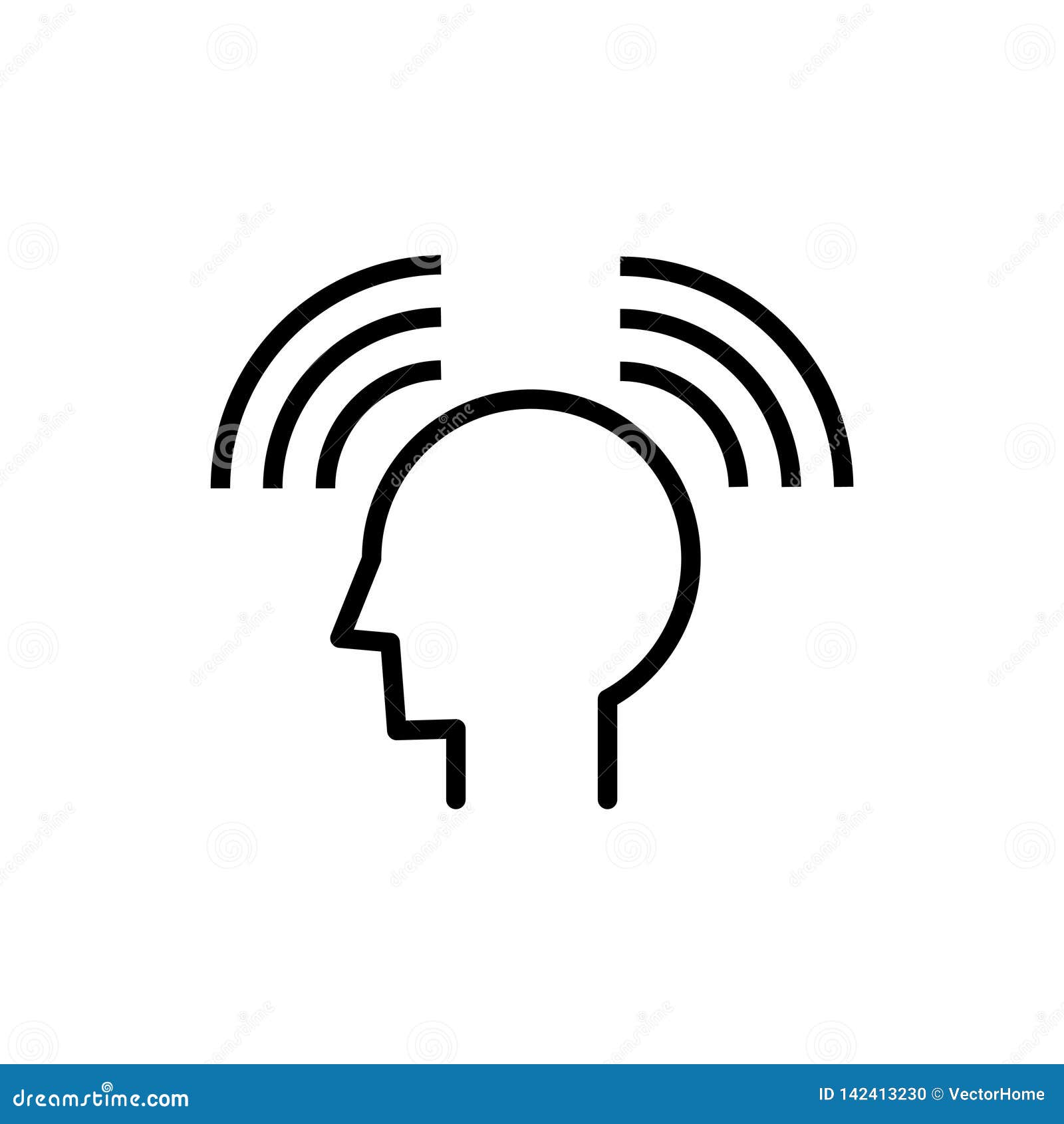 Brand Awareness Icon on a White Background. Stock Vector - Illustration ...