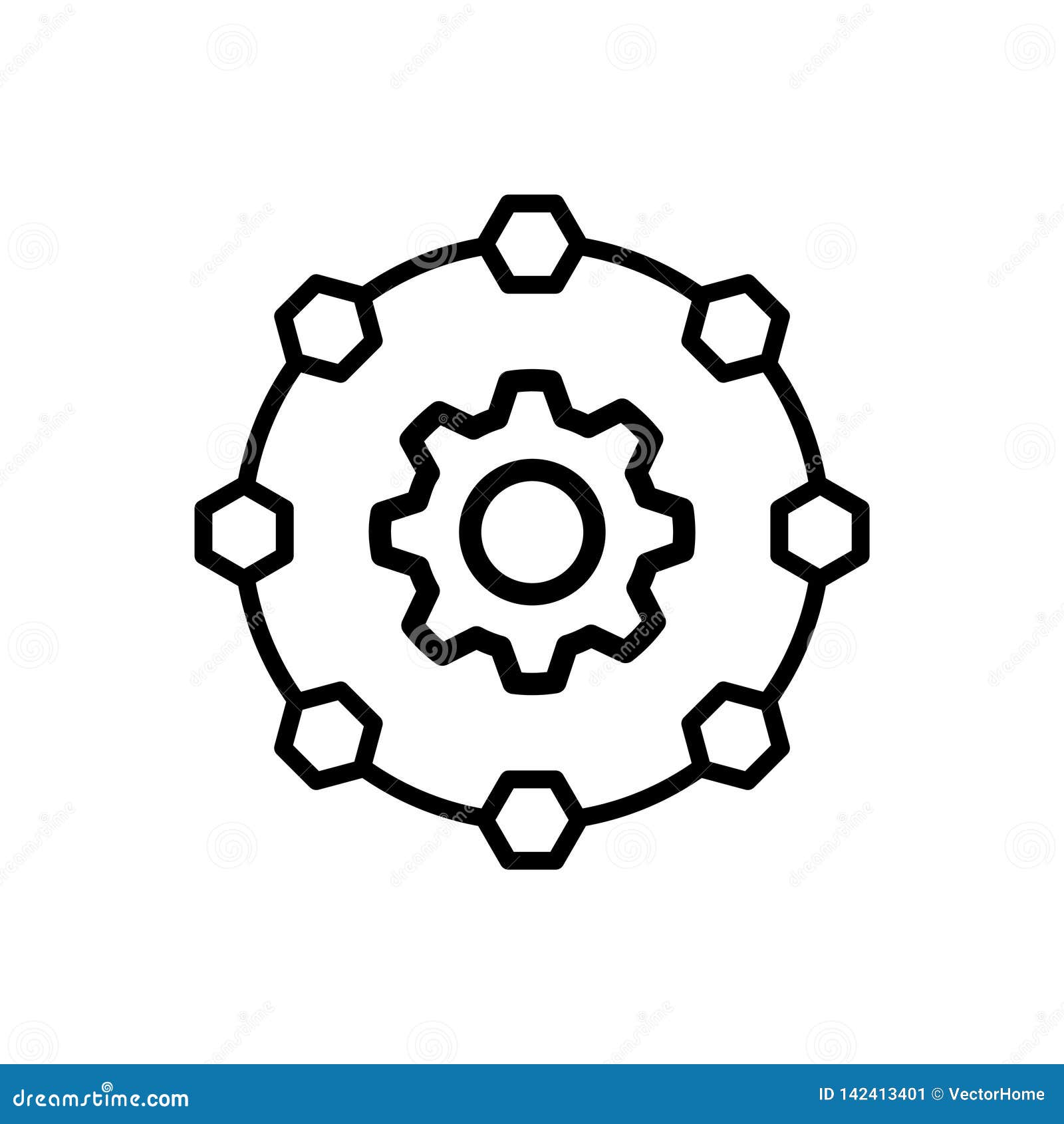Microservices Icon. Vector on a White Background. Stock Vector ...