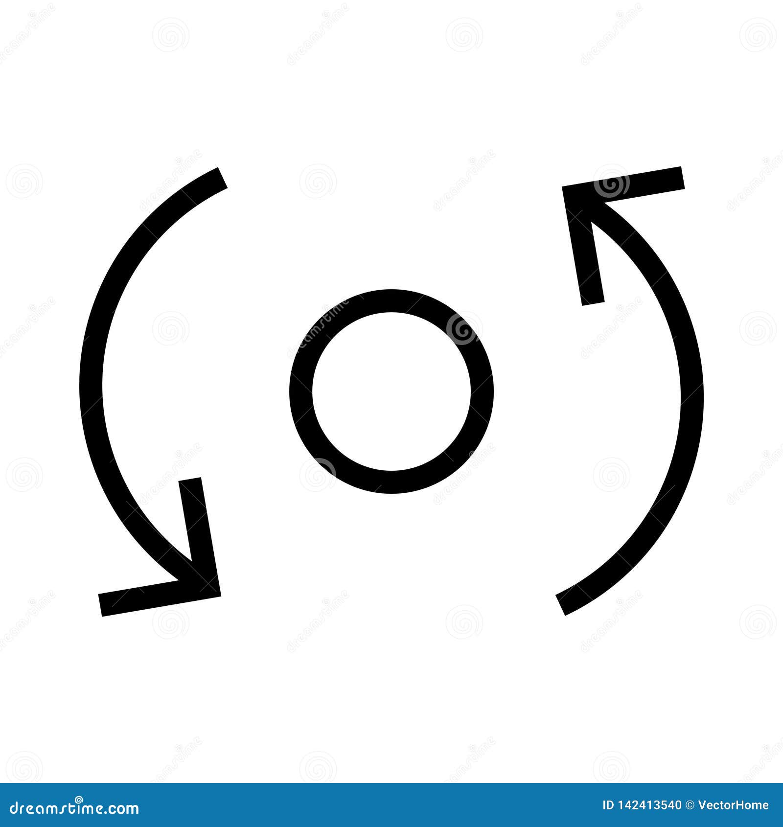 Consistency Icon on a White Background. Stock Vector - Illustration of ...