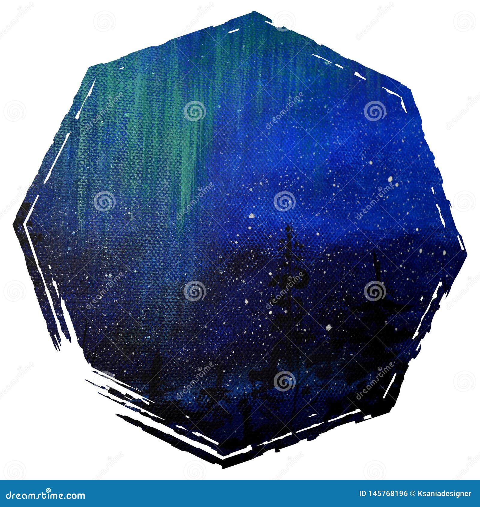 Space Geometry Background. Space Illustration in Figure. Template for ...