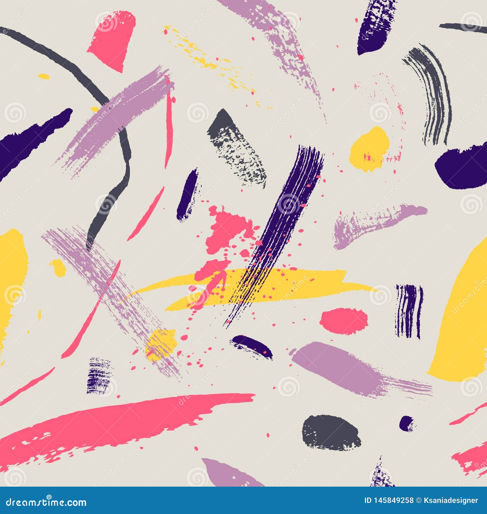 Abstract Colorful Seamless Vector Pattern Stock Vector - Illustration ...