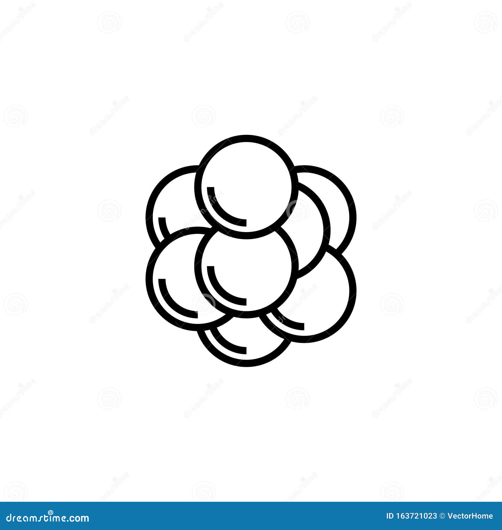 Cancer Cell Icon Cartoon Vector | CartoonDealer.com #163721023