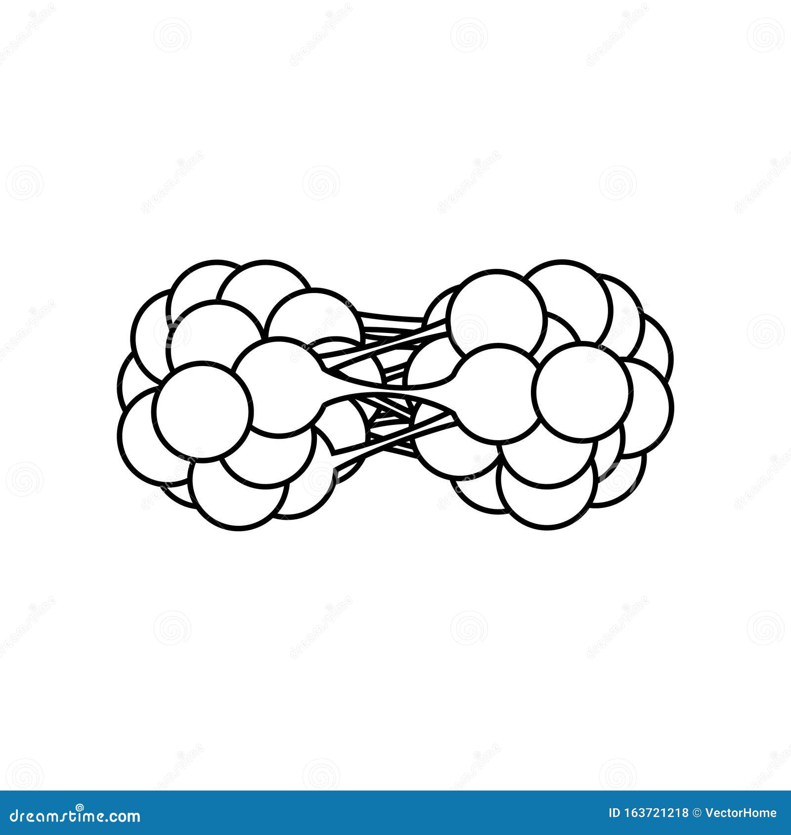 Cancer cell icon stock vector. Illustration of background - 163721218