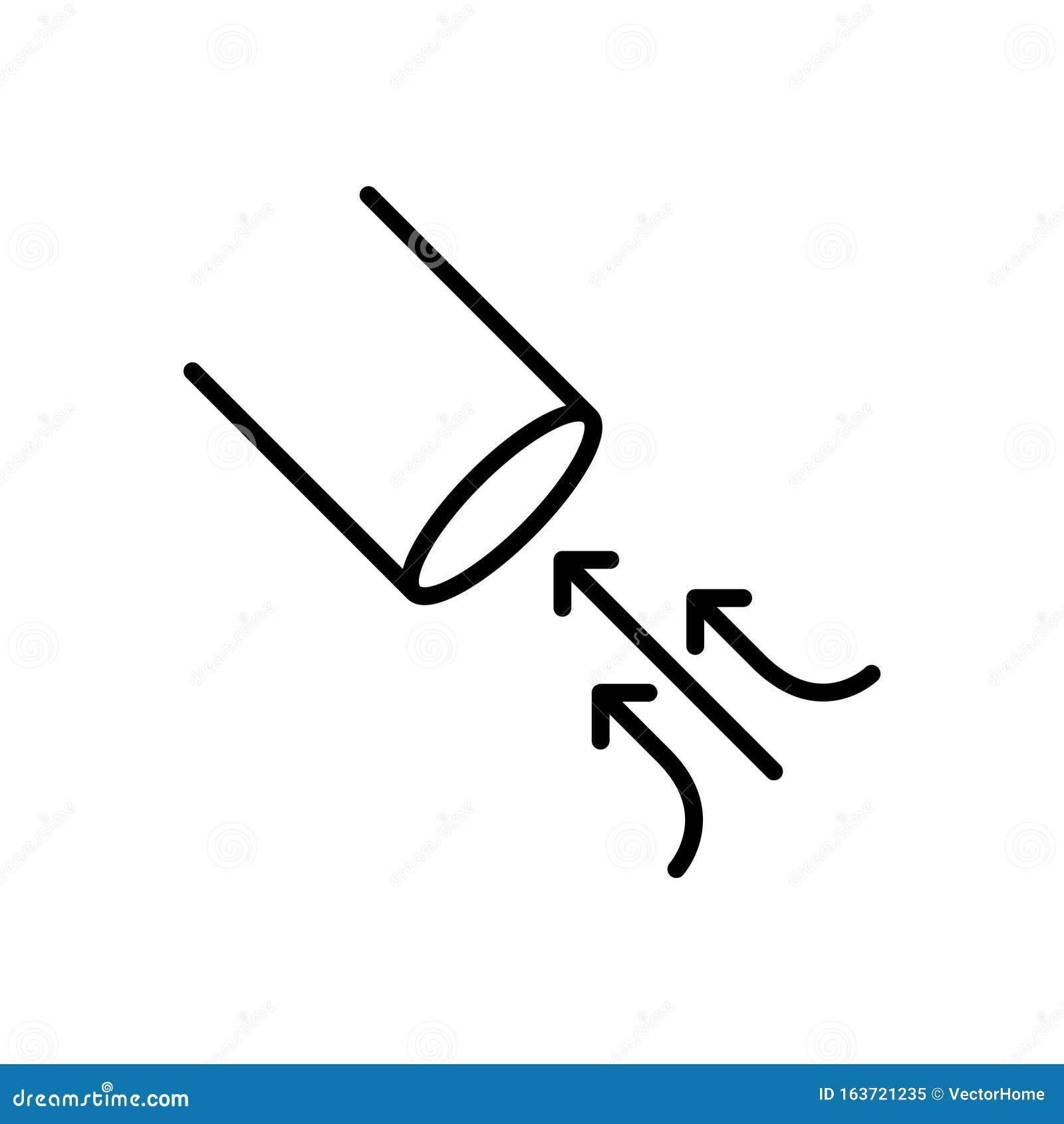 Suction icon, stock vector. Illustration of round, black - 163721235