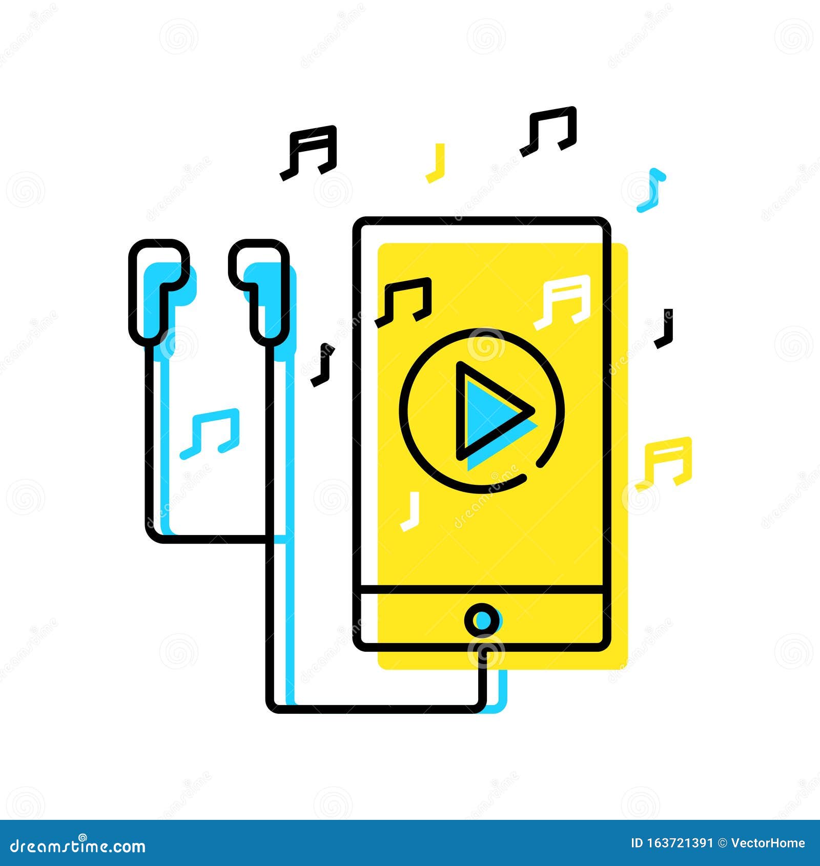 Walkman Icon. Trendy Walkman Logo Concept On White Background Fr Vector ...