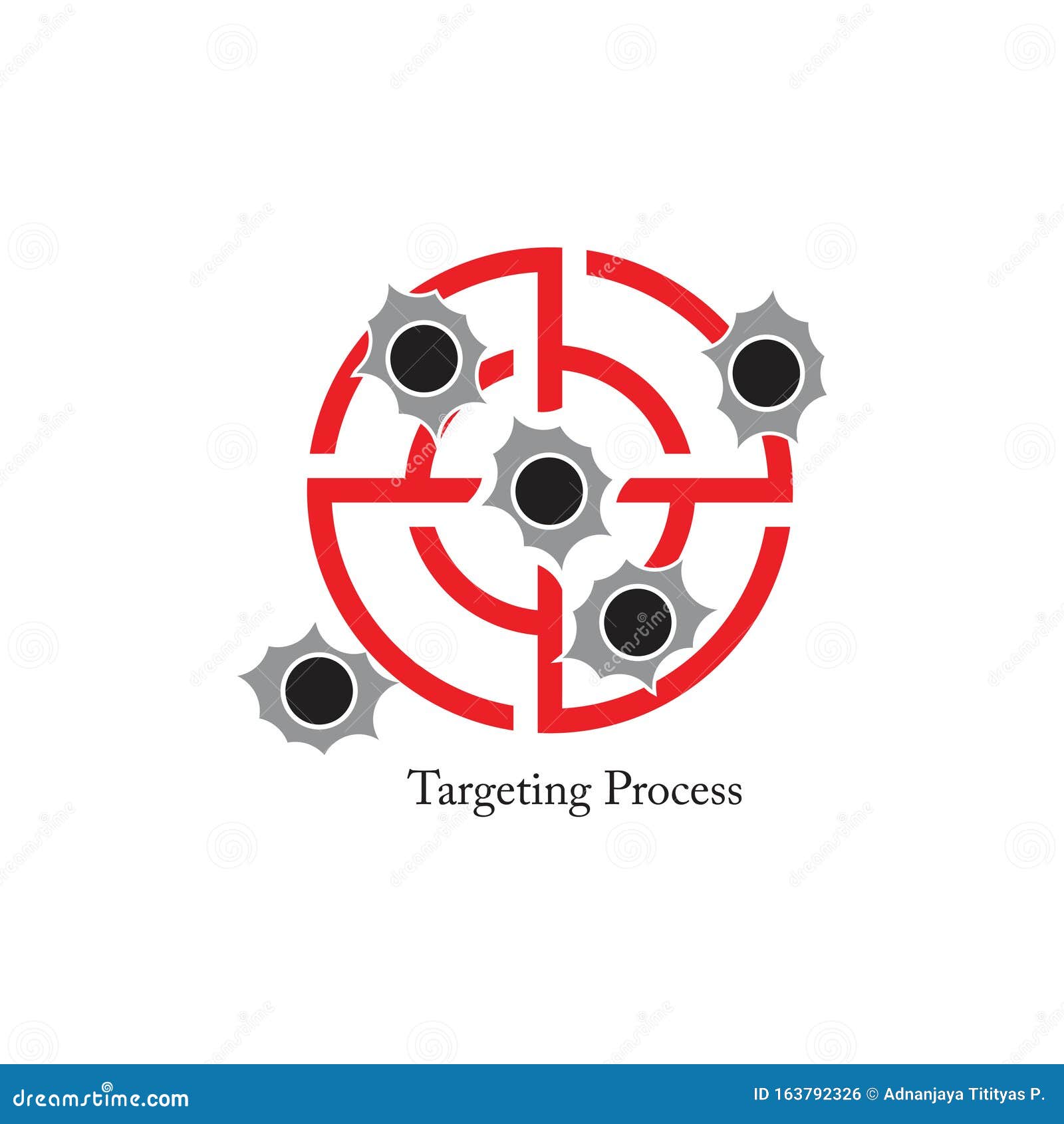 Targetting Shoot Business Symbol Vector Stock Vector - Illustration of ...