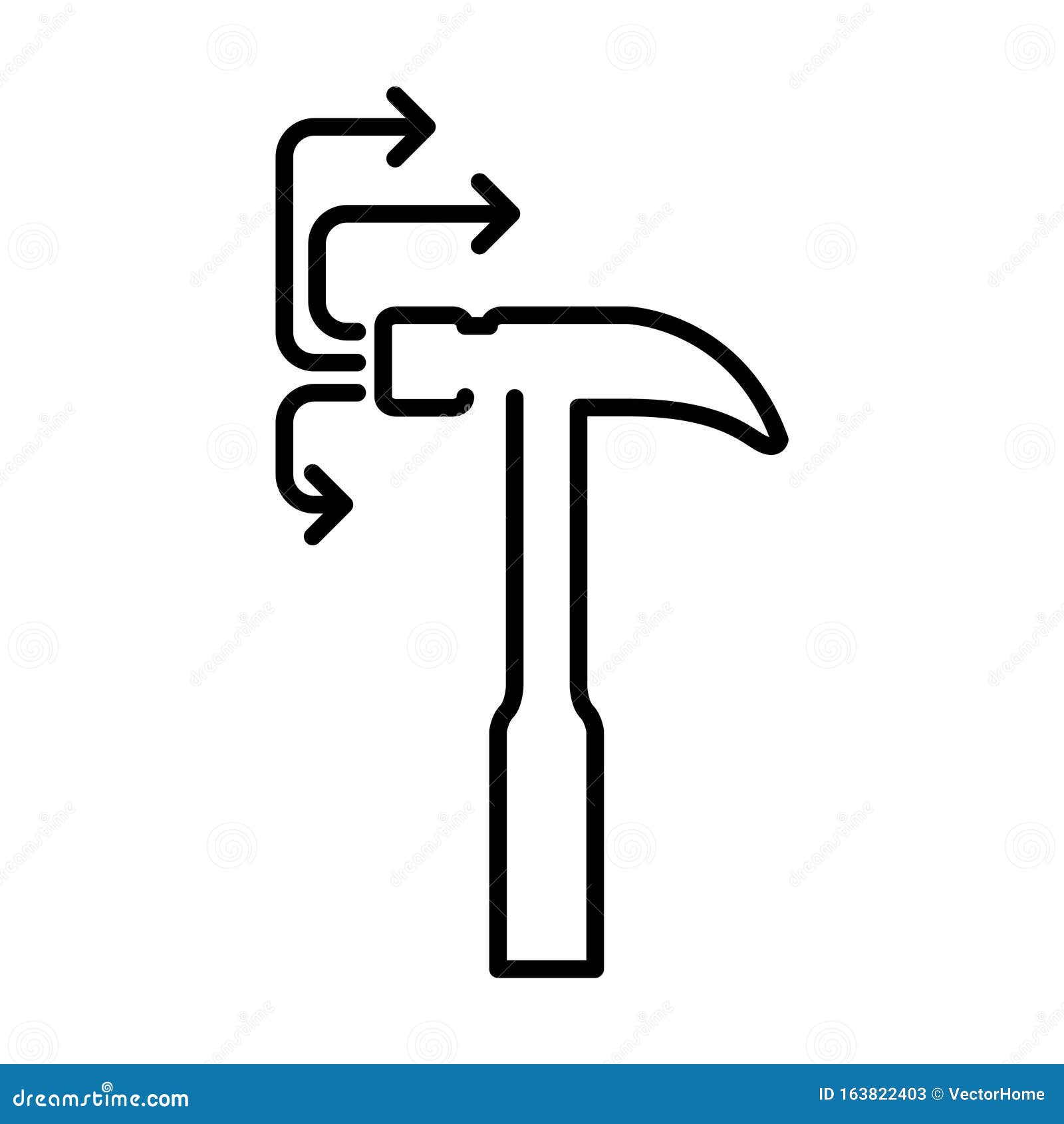 Indestructible Icon, Vector Line Illustration | CartoonDealer.com ...