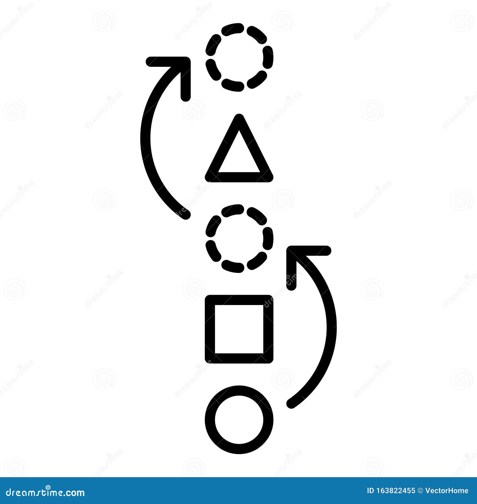 Proactive Icon, Stamp, Sign Cartoon Vector | CartoonDealer.com #157724677