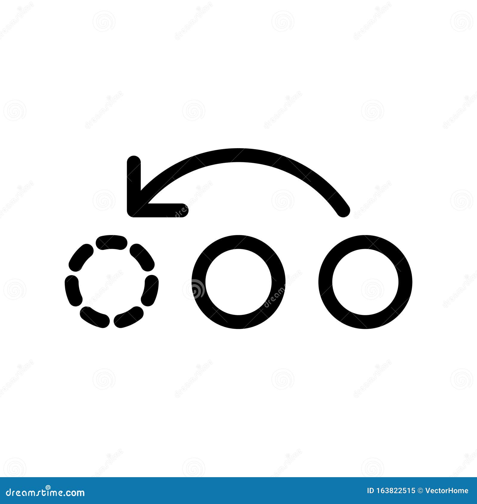 Proactive Icon, Vector Line Illustration Stock Vector - Illustration of ...
