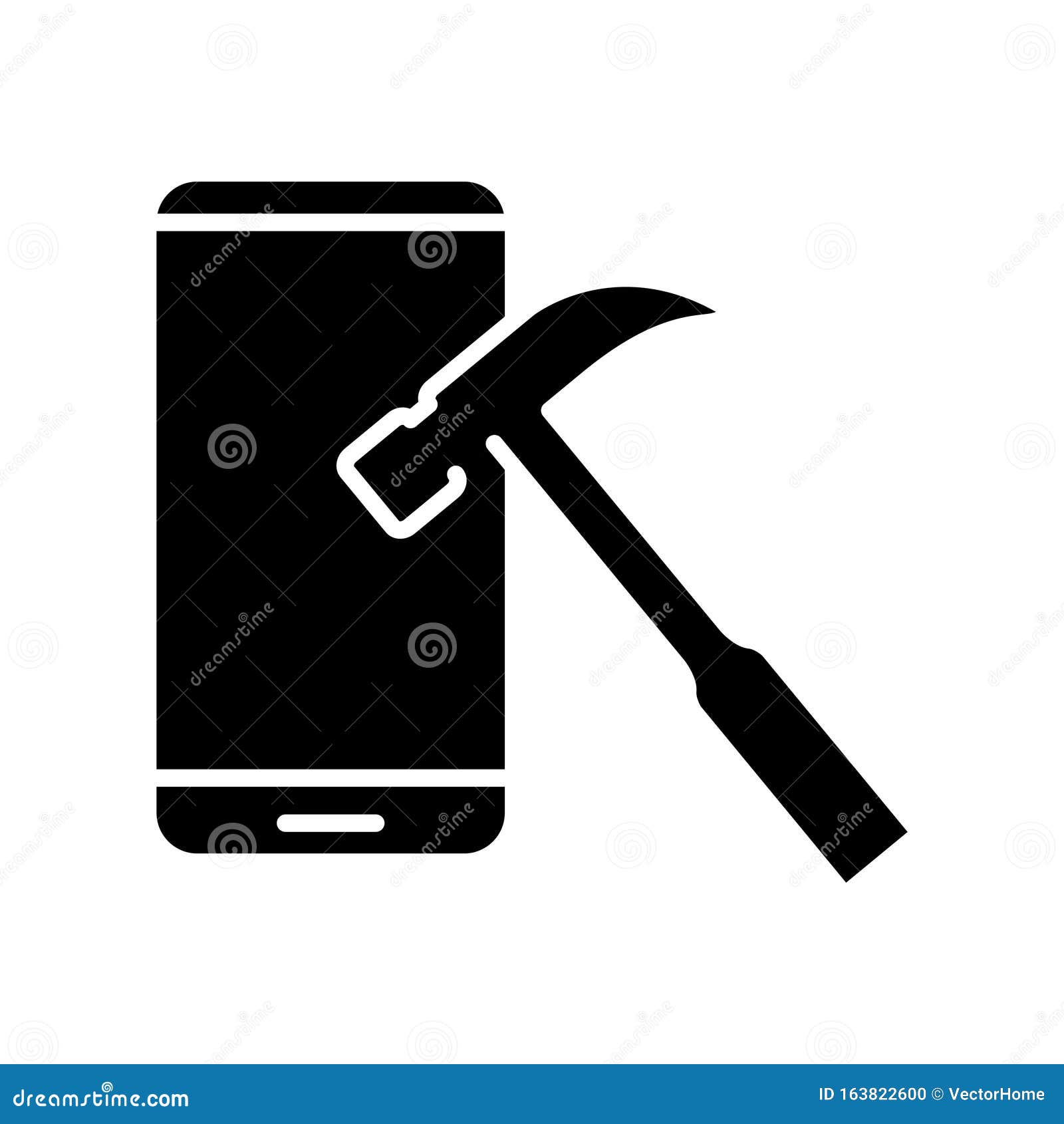 Indestructible Icon, Vector Line Illustration | CartoonDealer.com ...