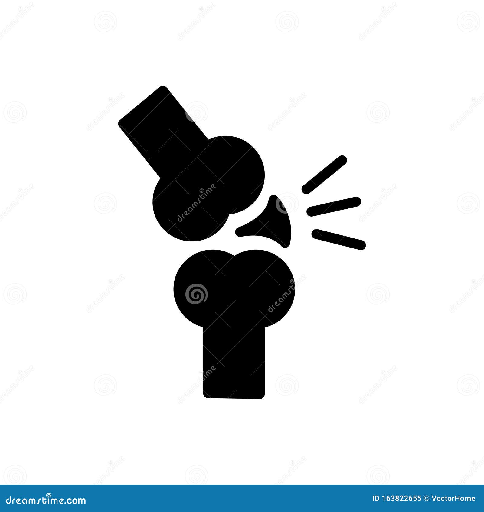 Human Hip Joint Symbols Vector Illustration | CartoonDealer.com #30859516