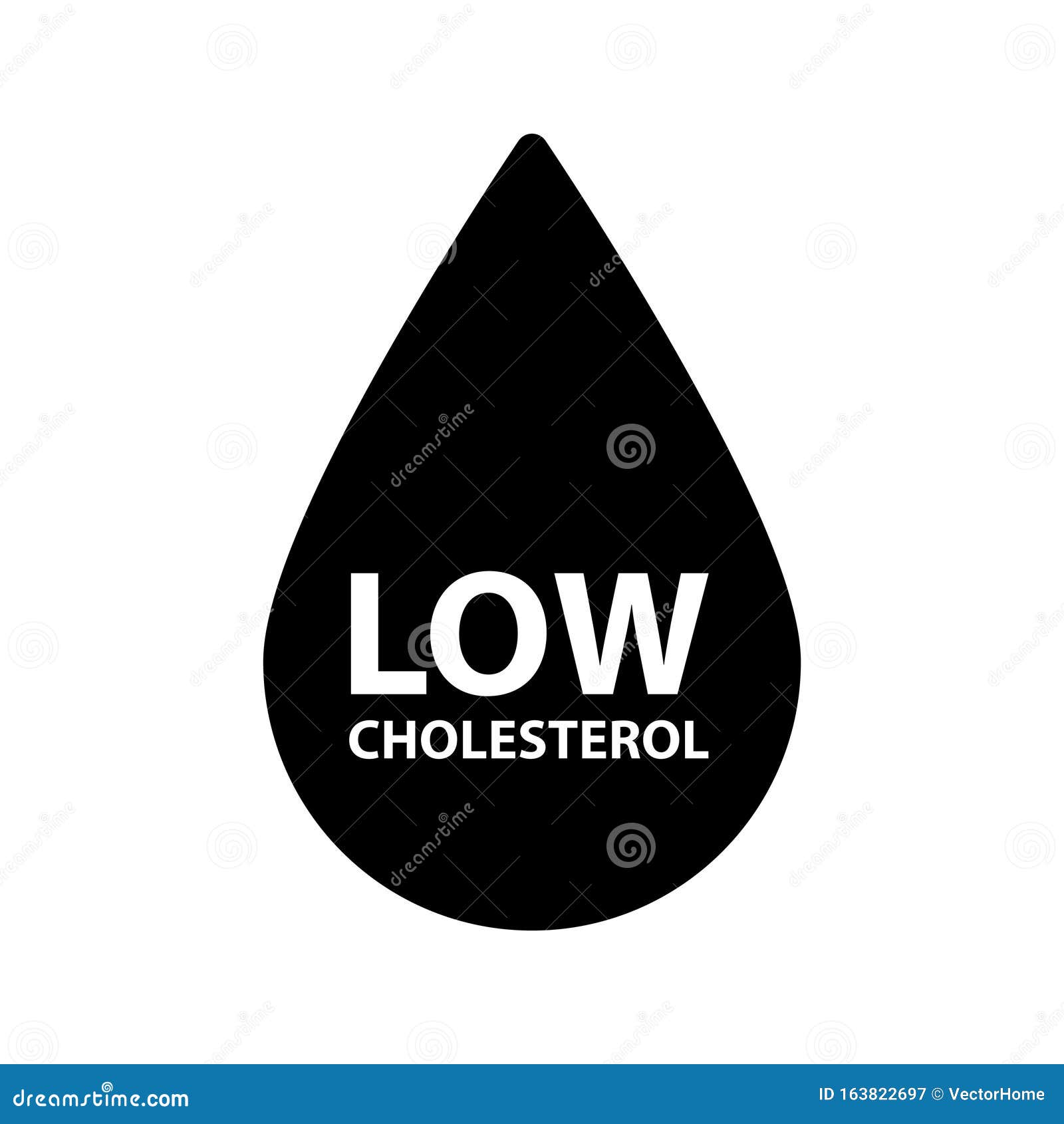 Low Cholesterol Icon, Vector Line Illustration Stock Vector ...