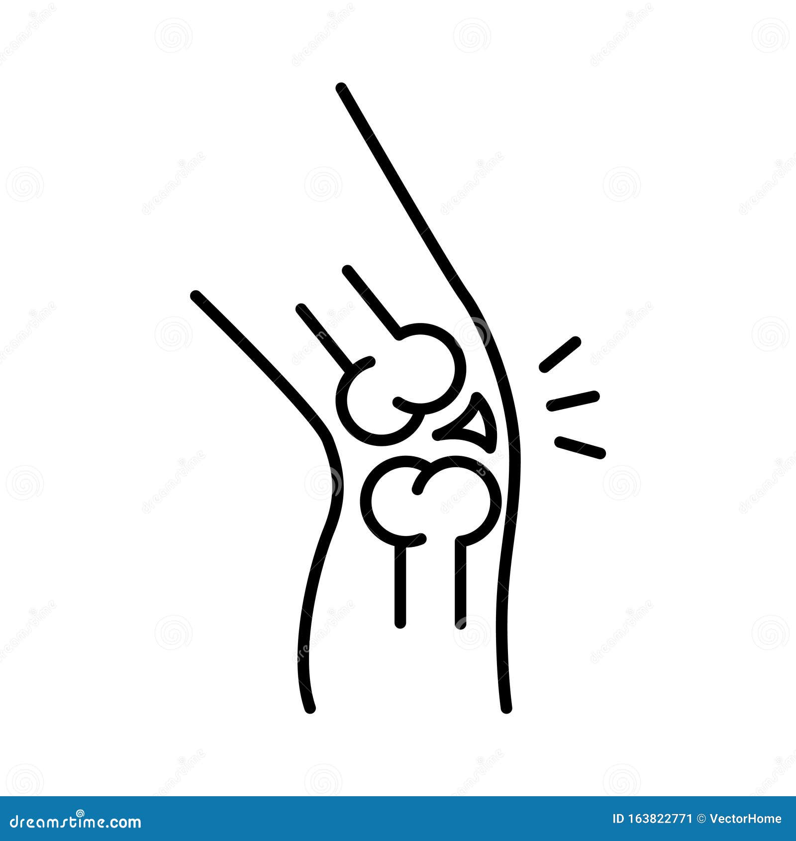 Human Hip Joint Symbols Vector Illustration | CartoonDealer.com #30859516