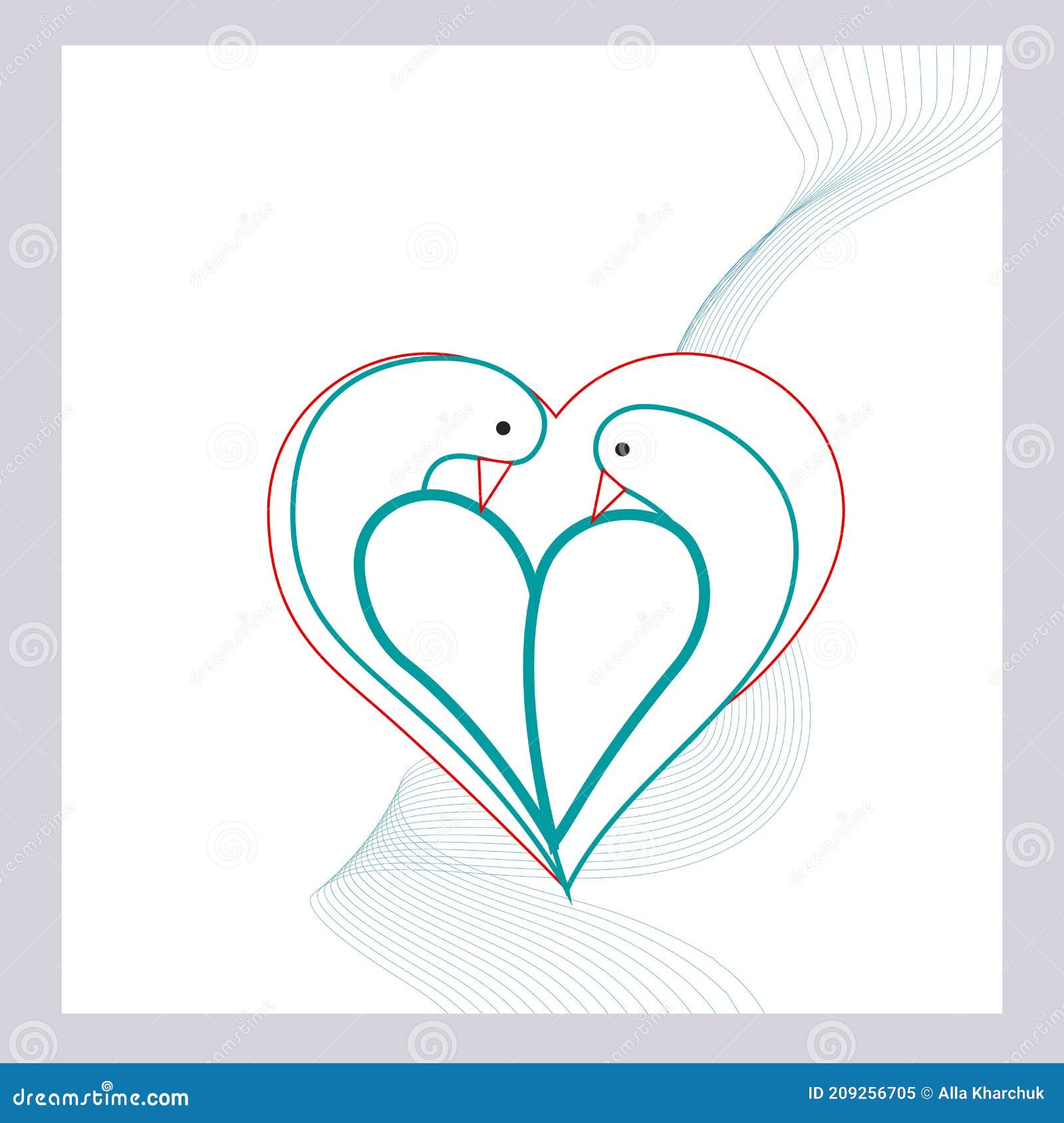 Valentine beards white stock illustration. Illustration of white ...