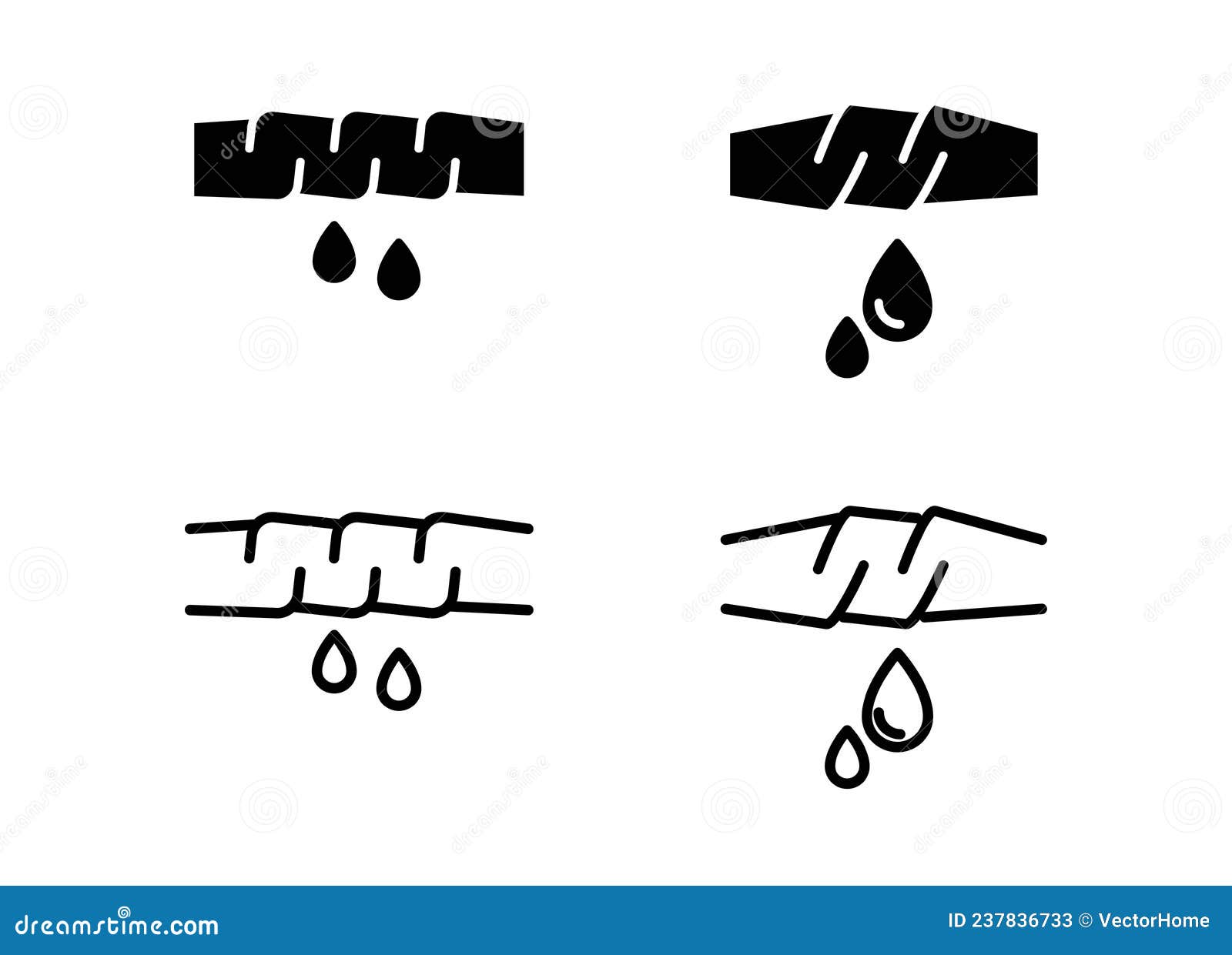 Two Color Do Not Wring Vector Icon From Signs Concept. Isolated Blue Do ...