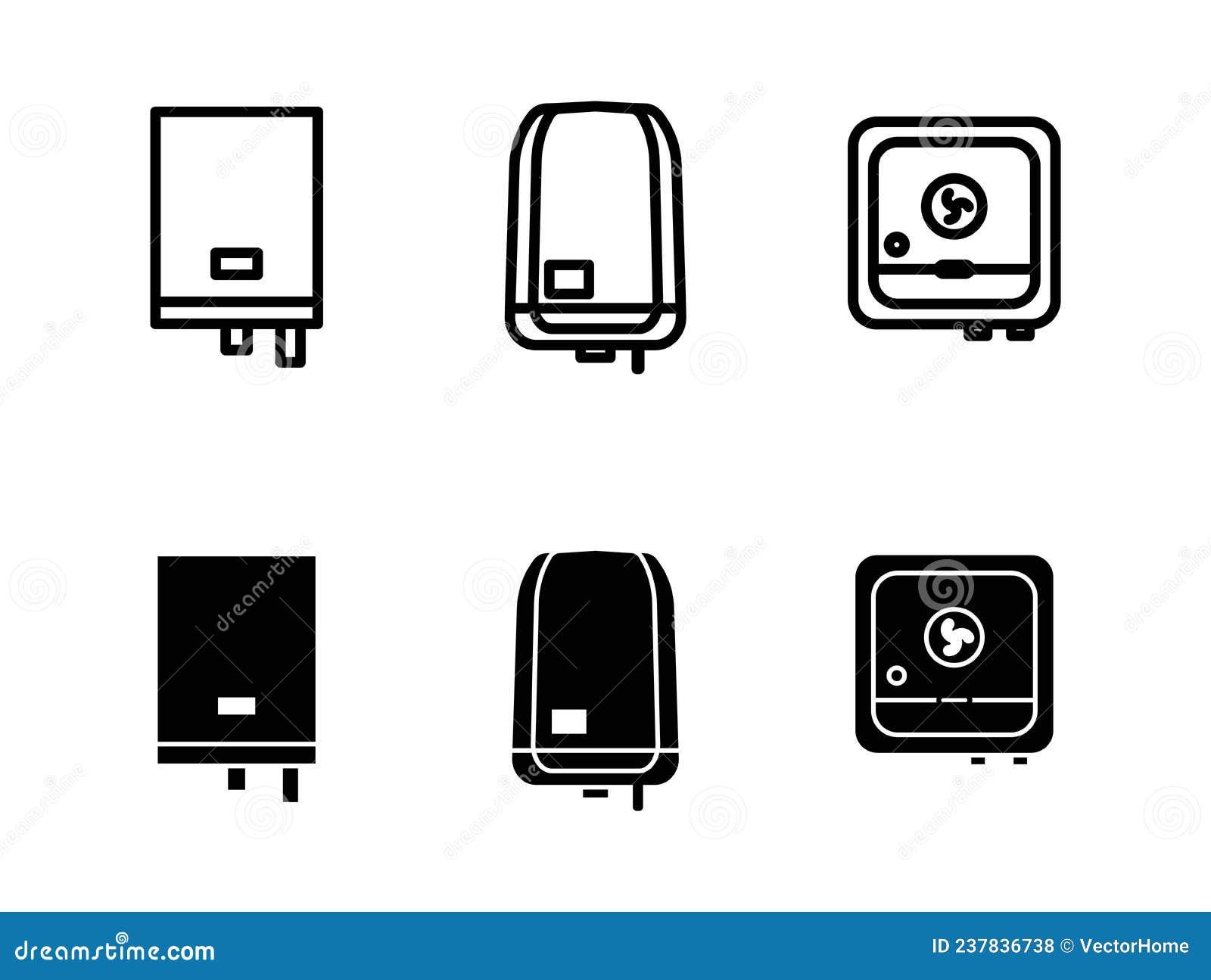 Inverter Icon , Line Color Vector Illustration Stock Vector ...