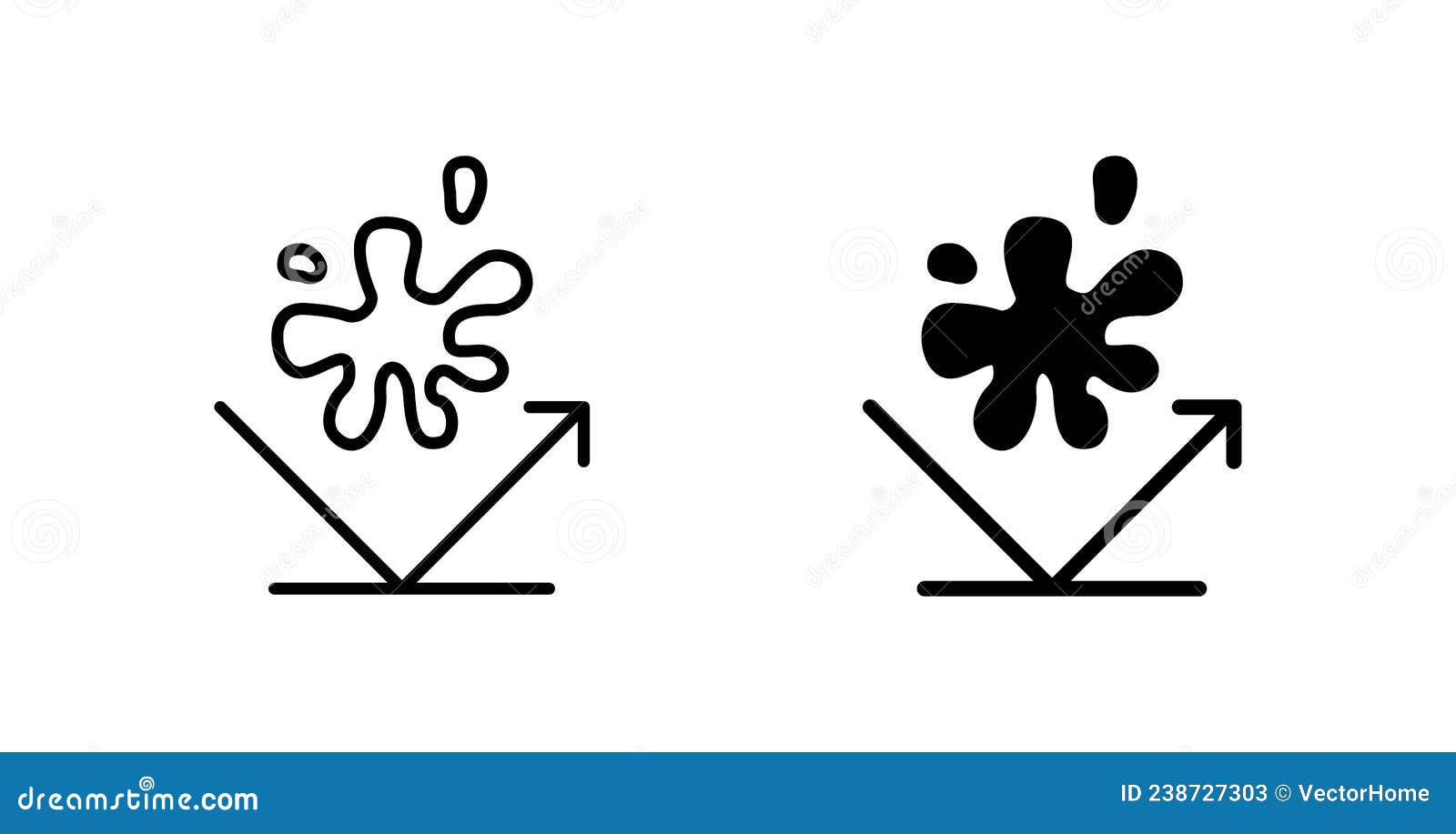Stain Resistant Icon , Line Color Vector Illustration Stock Vector ...