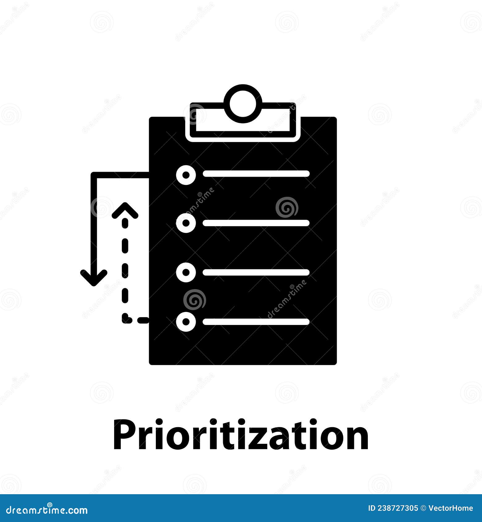 Prioritization List Chart Cartoon Vector | CartoonDealer.com #22981781