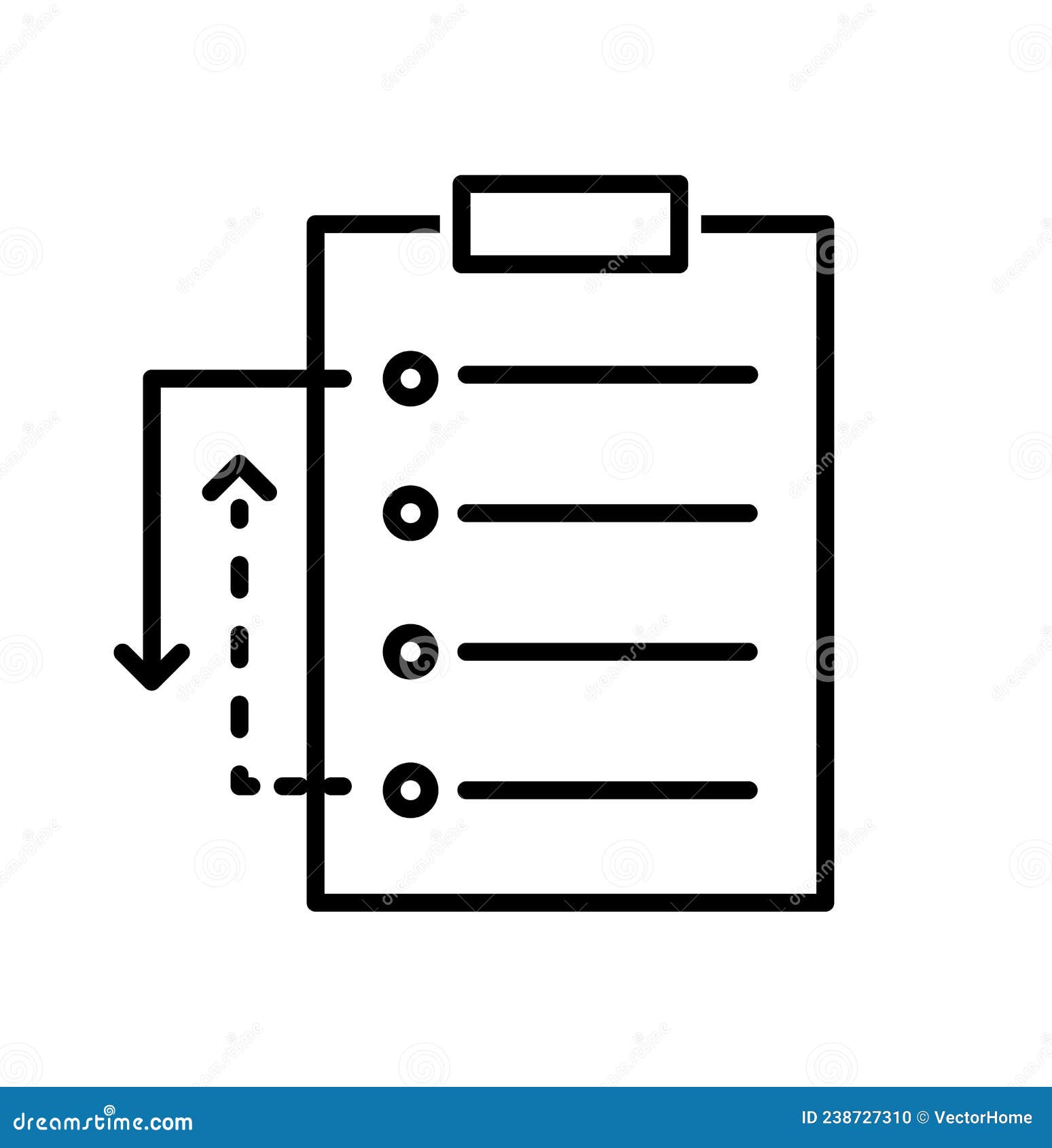 Prioritization List Chart Cartoon Vector | CartoonDealer.com #22981781